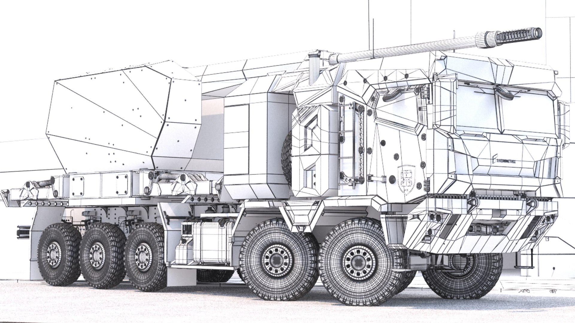 3D HX-3 Self Propelled Howitzer Model - TurboSquid 2321213