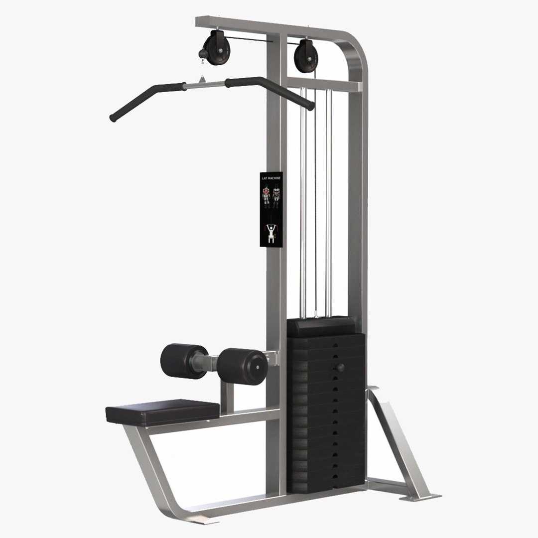 Gym Lat Machine 3D model - TurboSquid 1923412