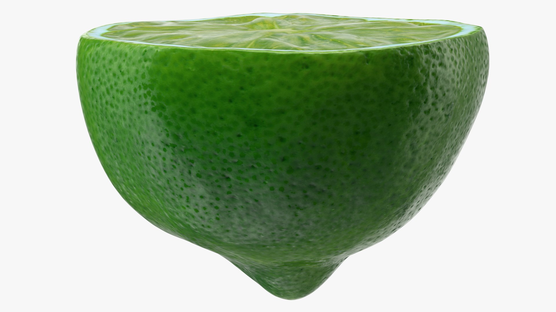 Green Lemon Half 3D Model - TurboSquid 1950824