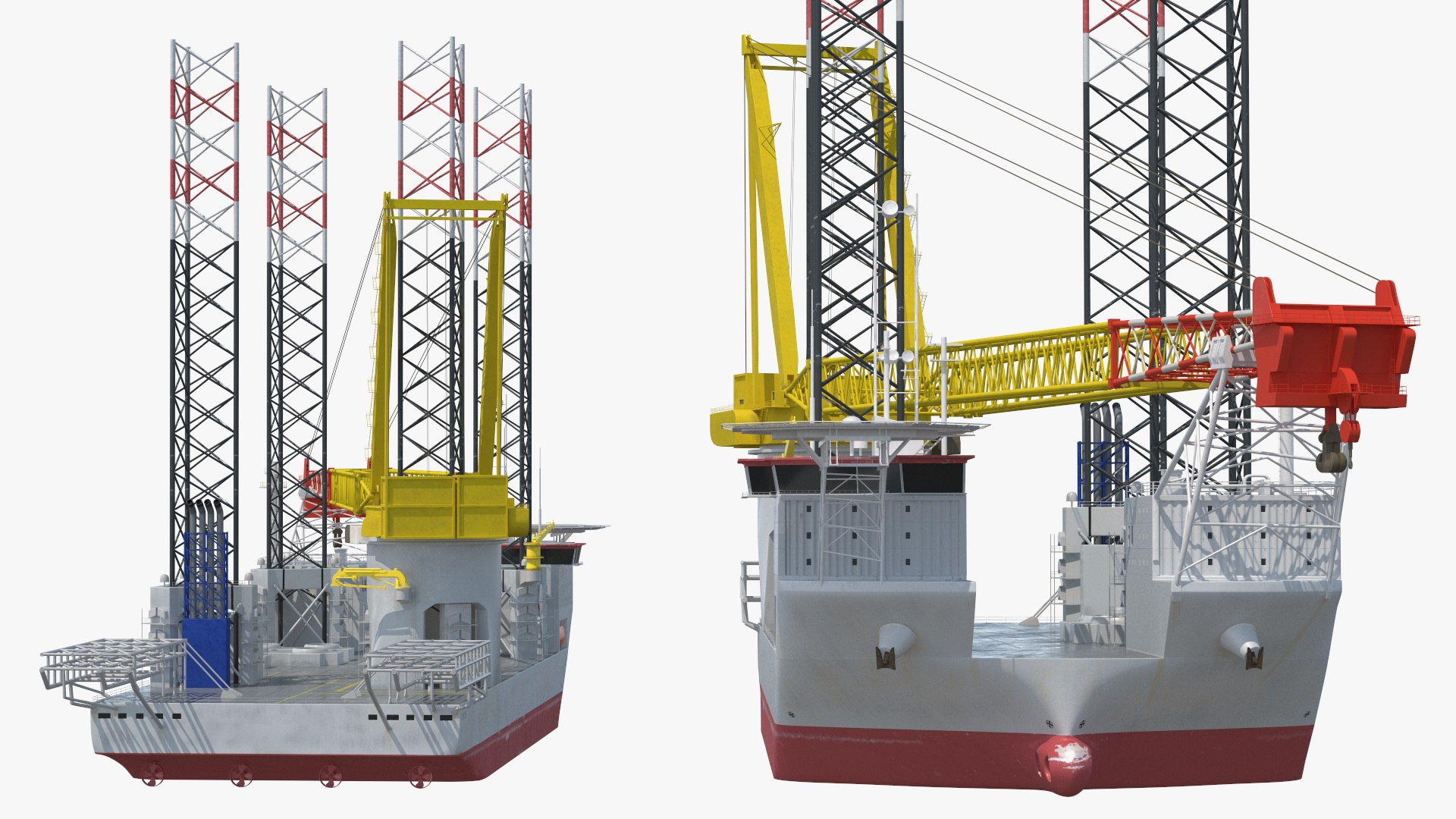 Offshore Jack Up Installation Vessels Generic Model - TurboSquid 2237721