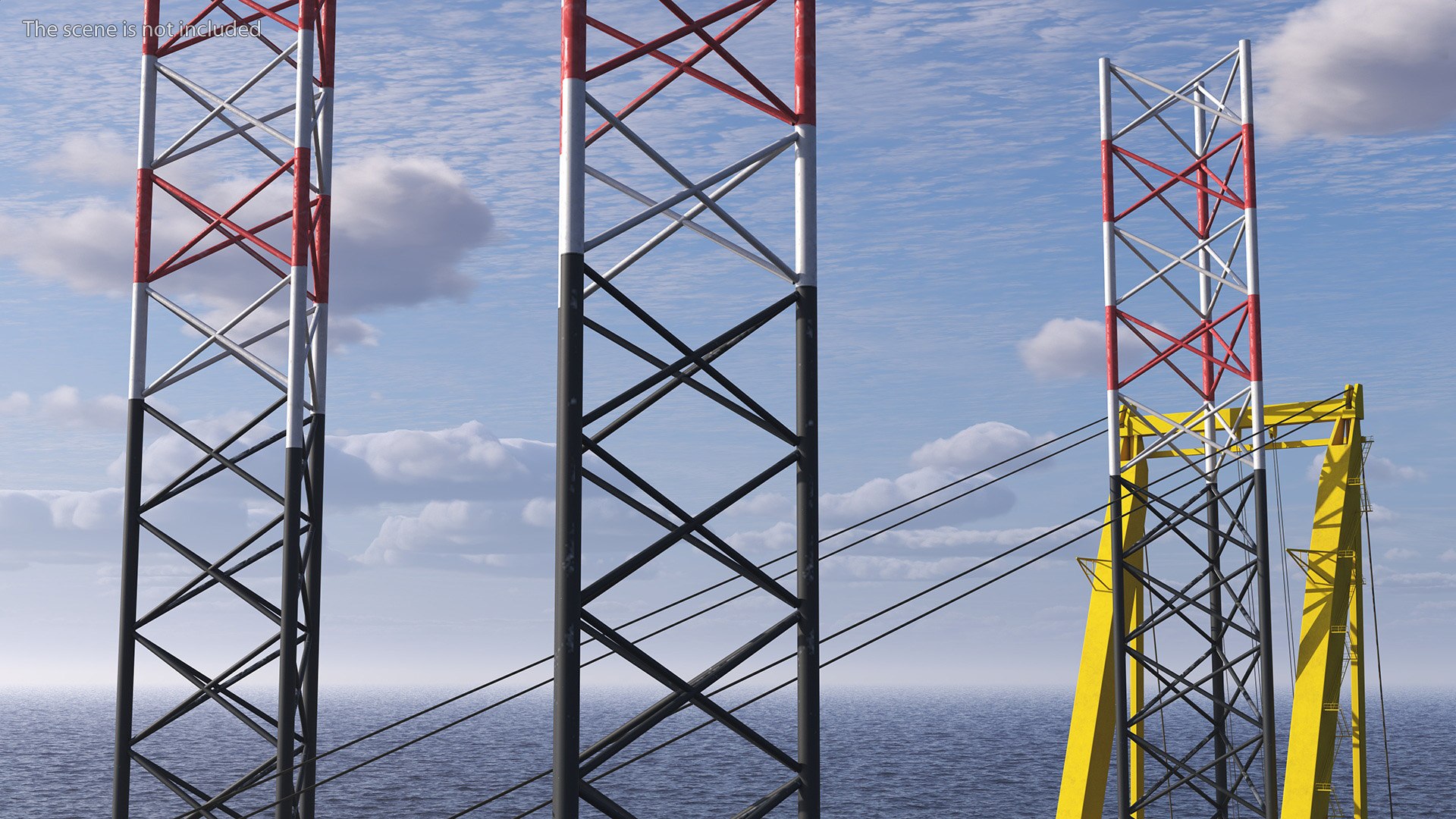 Offshore Jack Up Installation Vessels Generic Model - TurboSquid 2237721