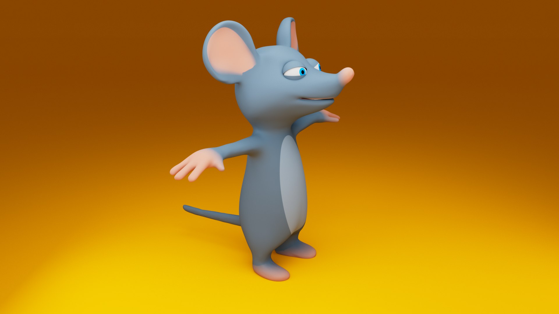 3D Stylized Cartoon Mouse 3D Model 3D Model - TurboSquid 2205128
