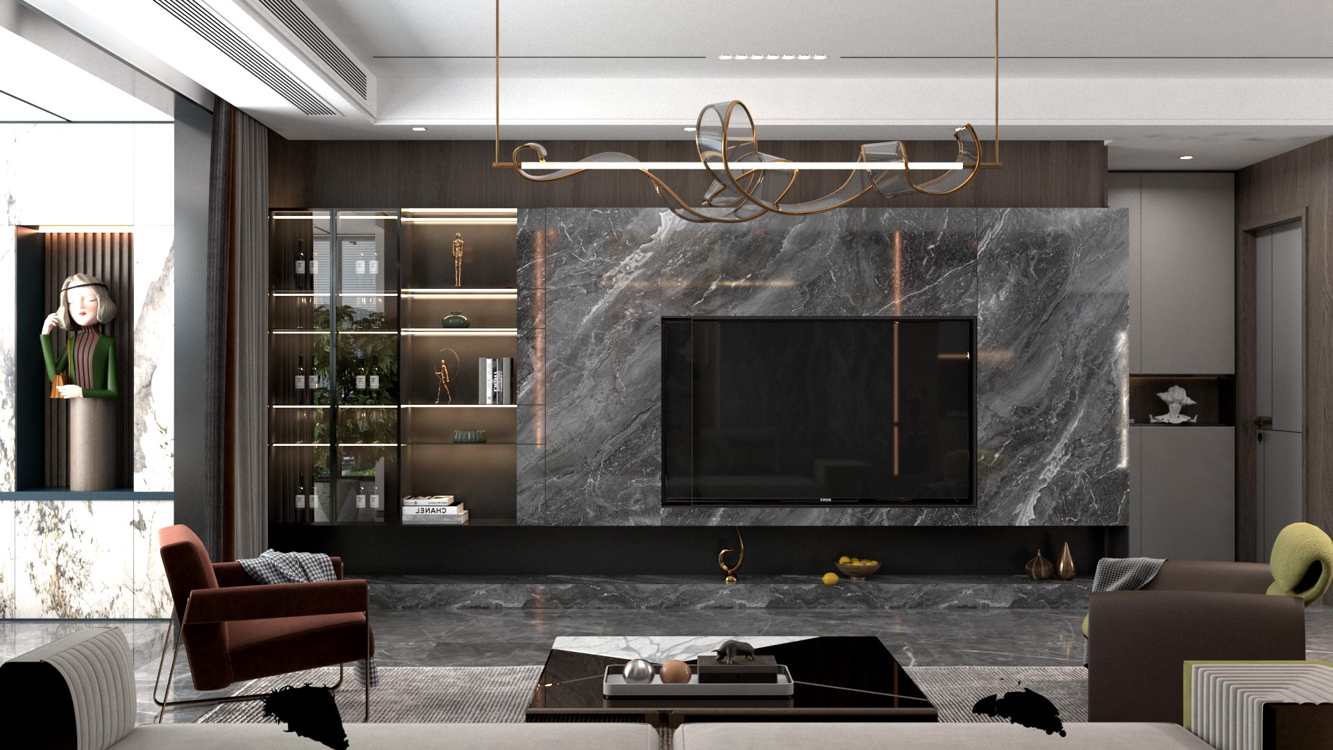 Modern Interior Design 08 3D Model - TurboSquid 2093957