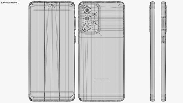 modelo 3d Samsung Galaxy A33 5G Azul - TurboSquid 1870317