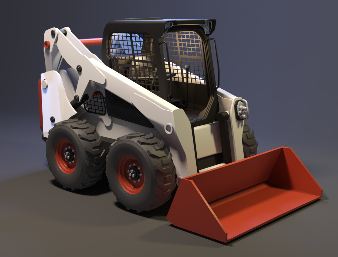 Skid steer loader model - TurboSquid 1464955