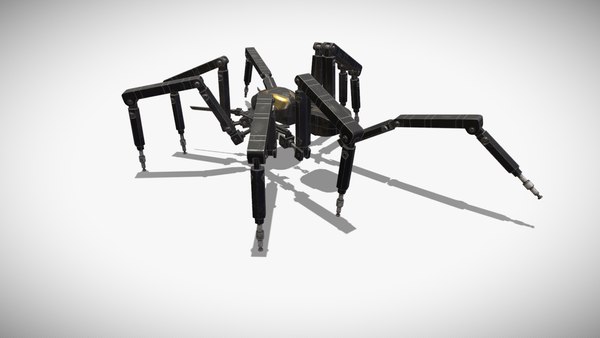 modelo 3d spider bot v2 manipulado y animado - TurboSquid 2153648
