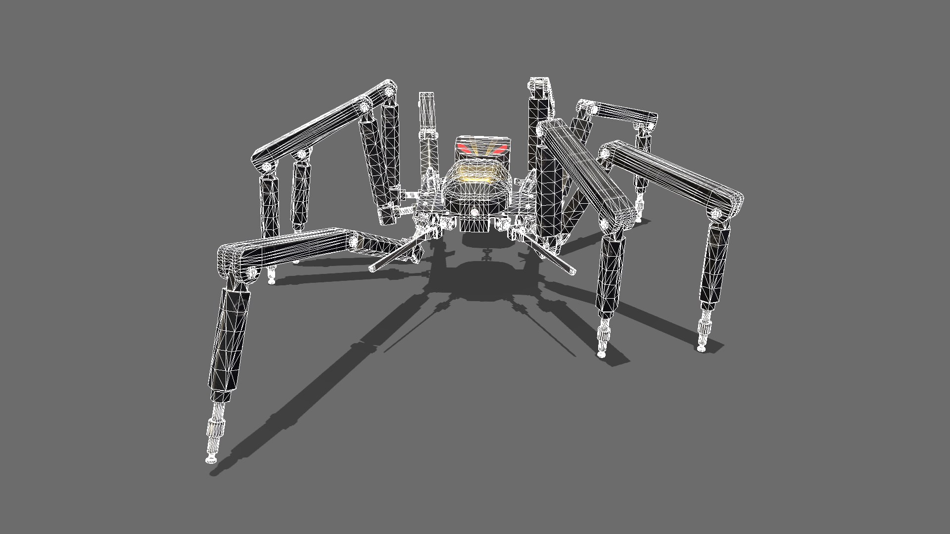 Spider Bot V2 Rigged And Animated 3D Model - TurboSquid 2153648