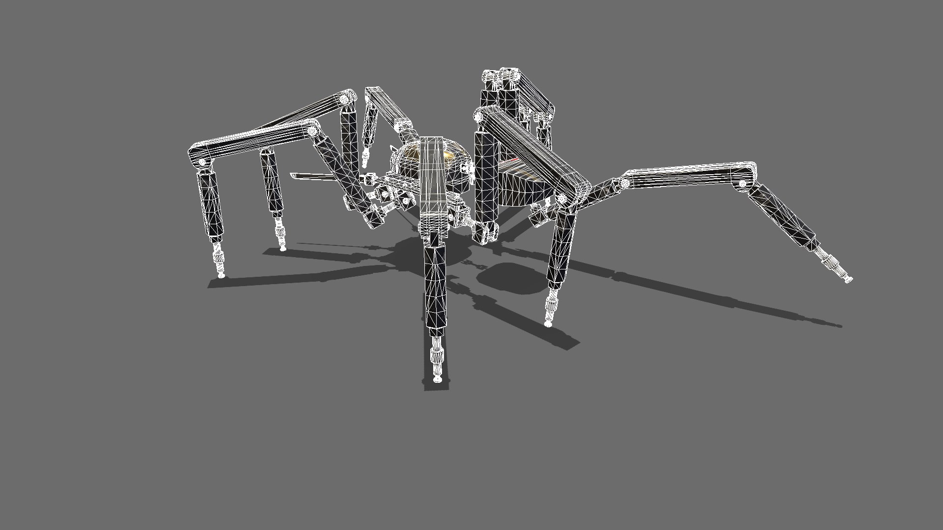 Spider Bot V2 Rigged And Animated 3D Model - TurboSquid 2153648