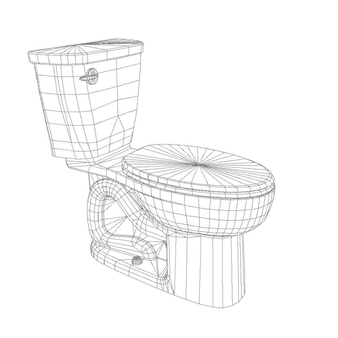 Toilet Polys Unity 3D Model - TurboSquid 1276999
