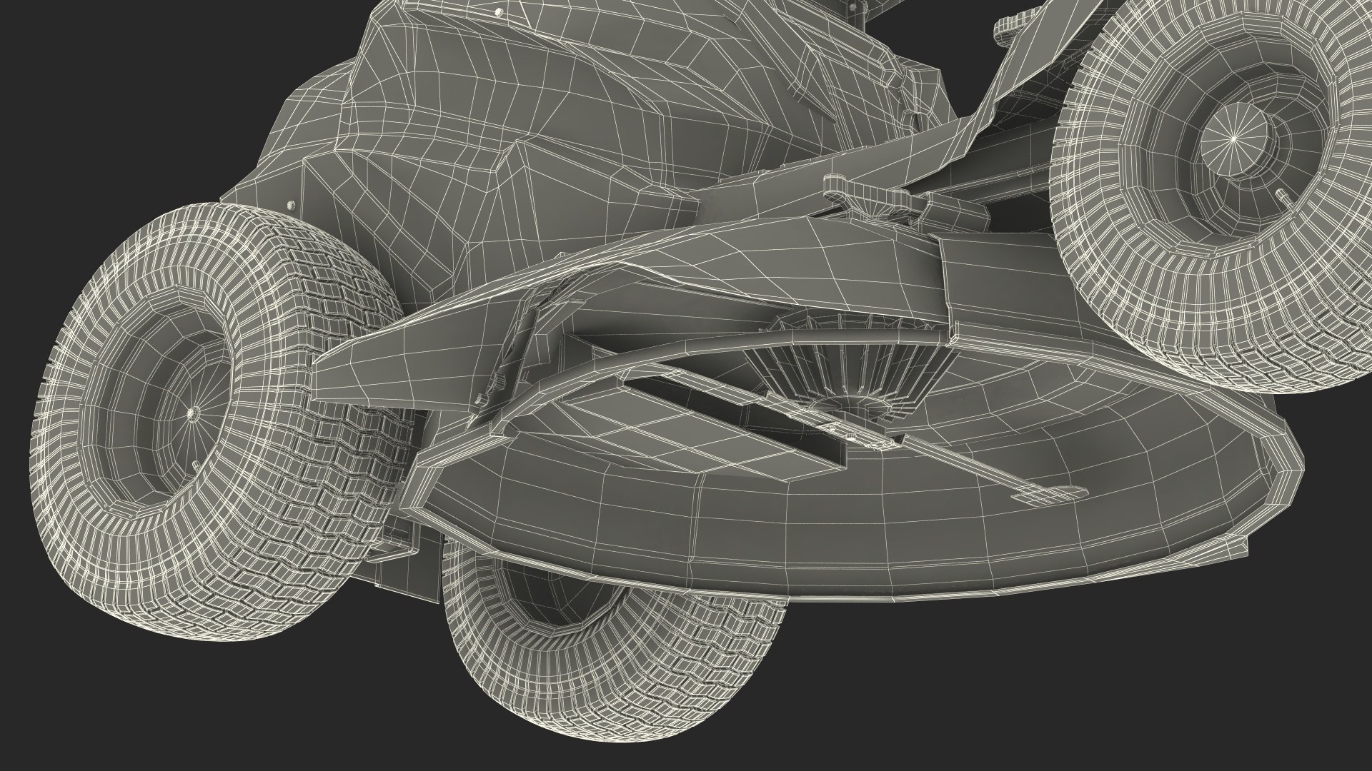 Electric Riding Lawn Mower Rigged For Cinema 4D Model - TurboSquid 2136634