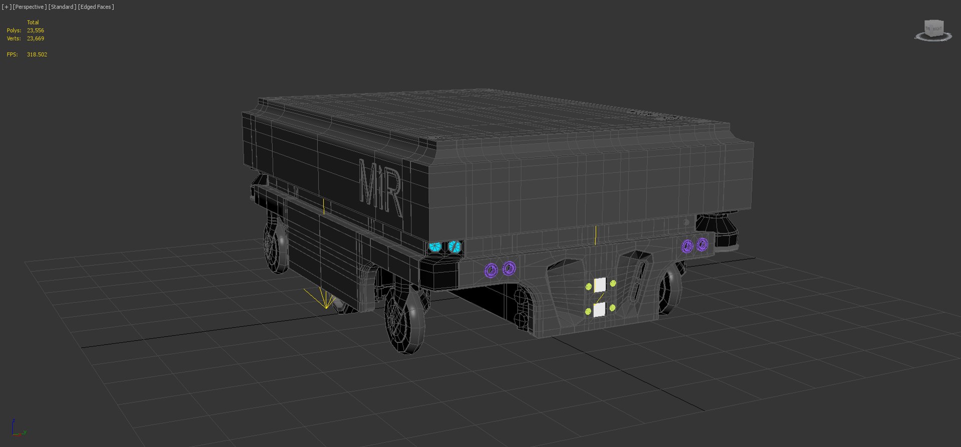 3D Model Mir200 Warehouse Robot - TurboSquid 1607833