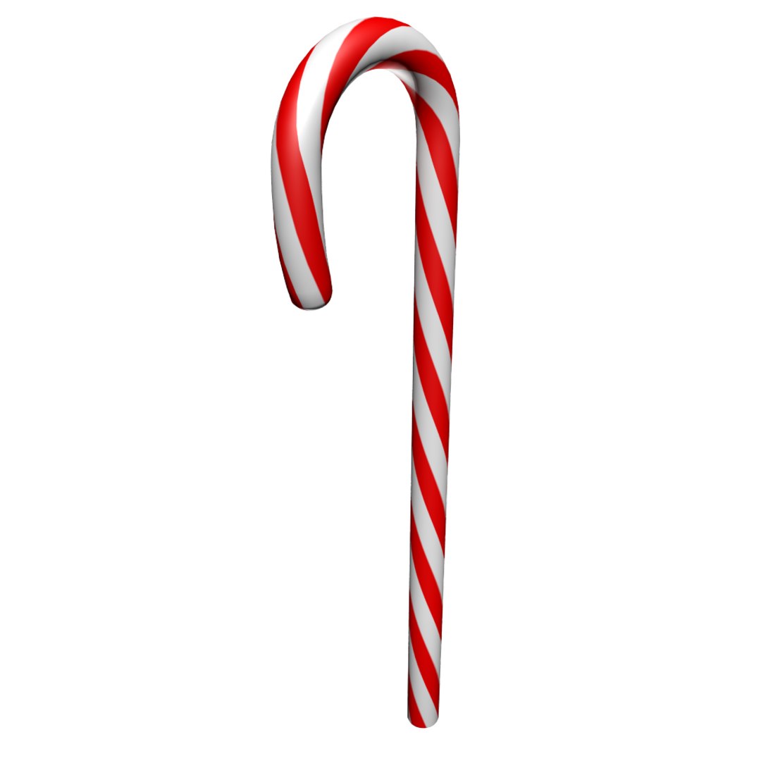 Marble Candy Canes 3d Model