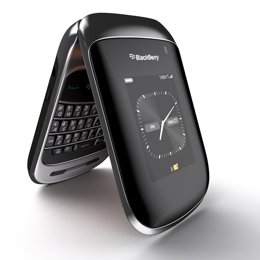 3d model of blackberry style 9670