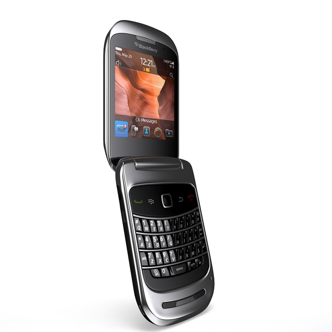 3d model of blackberry style 9670