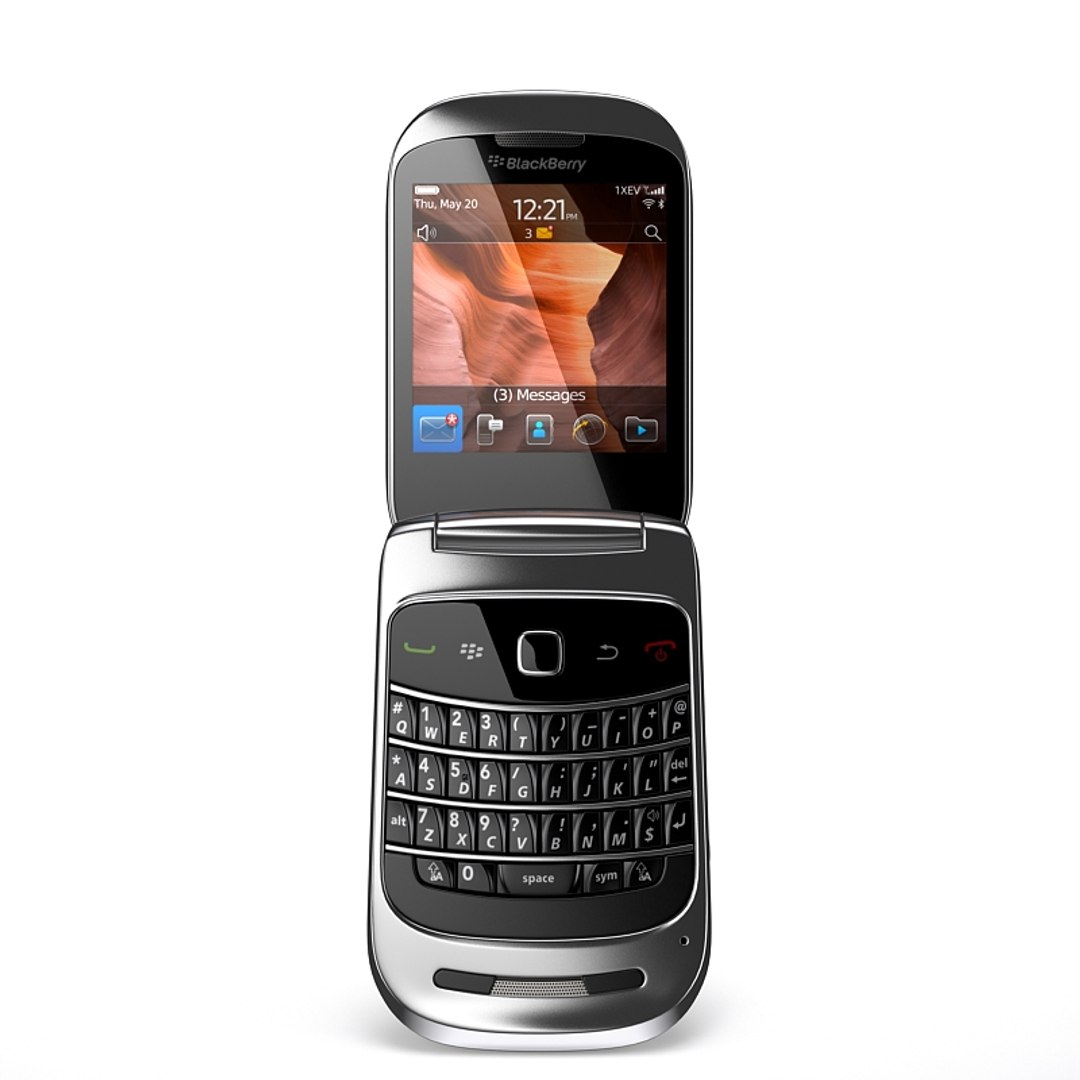 3d model of blackberry style 9670