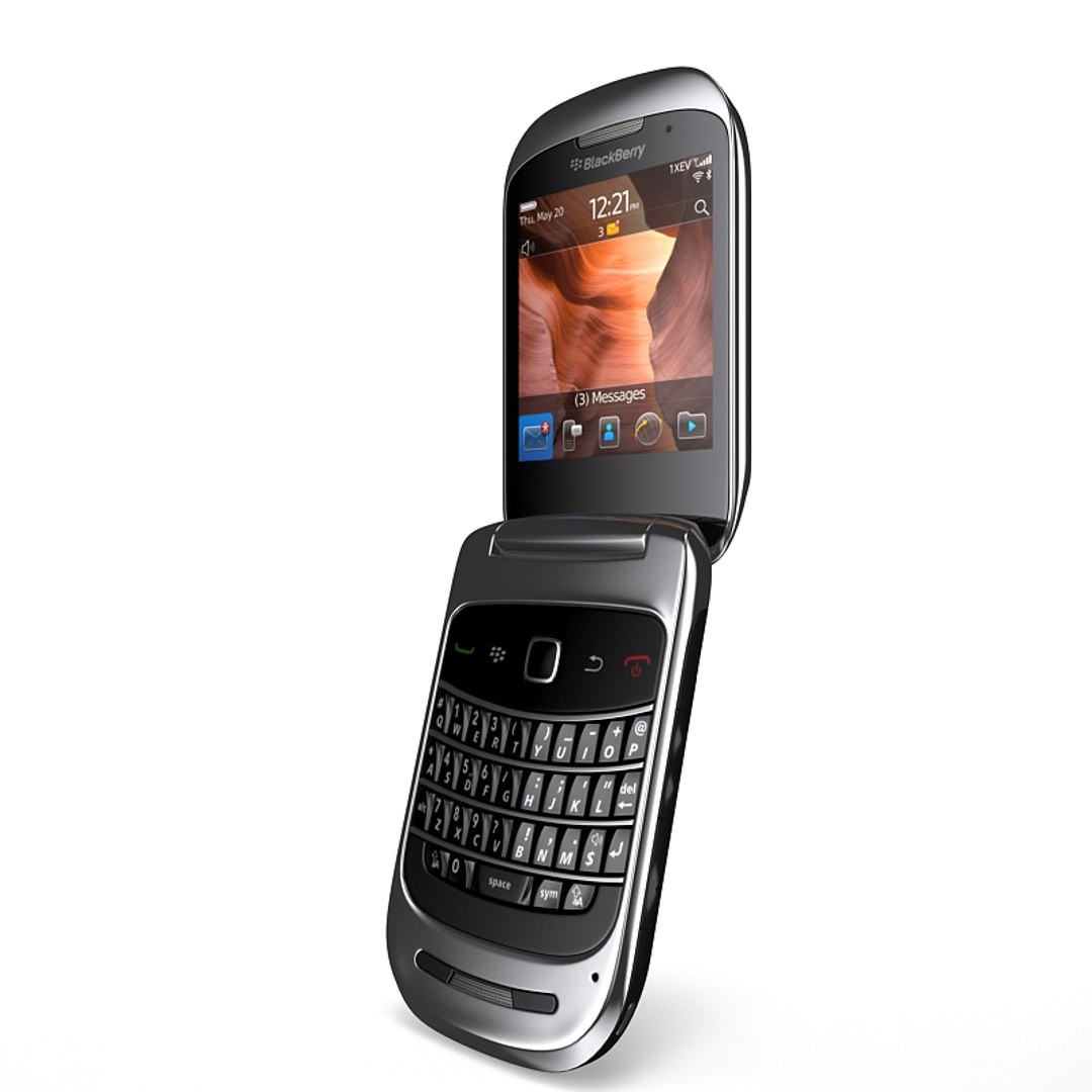 3d model of blackberry style 9670