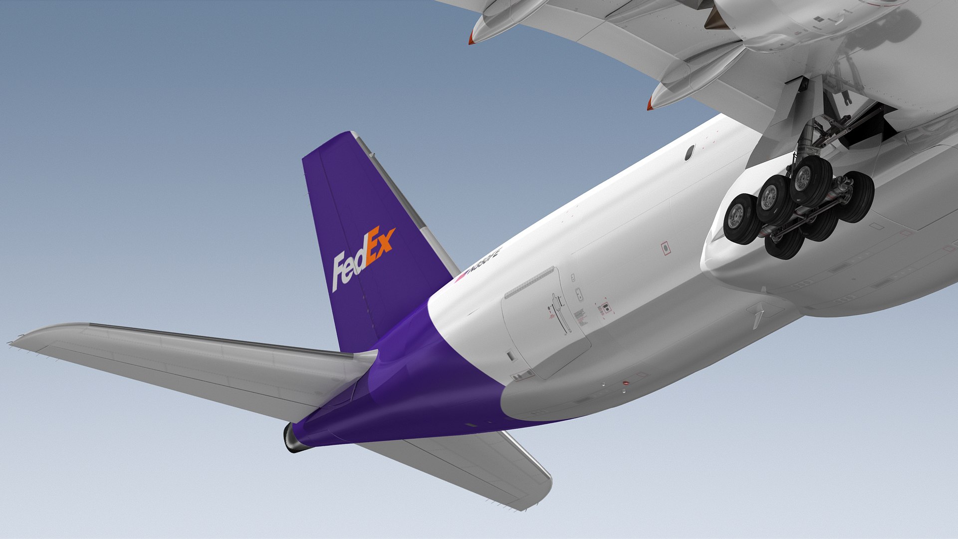 Airbus A350F FedEx 3D Model - TurboSquid 2391277