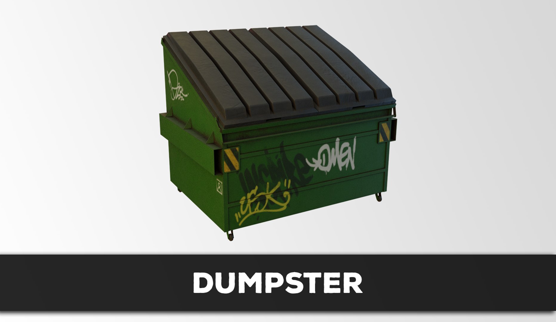 3D dumpster model - TurboSquid 1269093