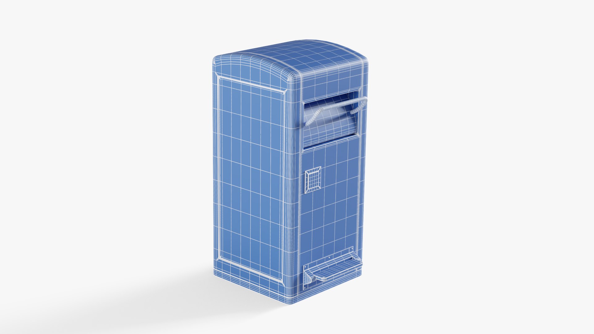 3D Trash Bin Model - TurboSquid 1743367