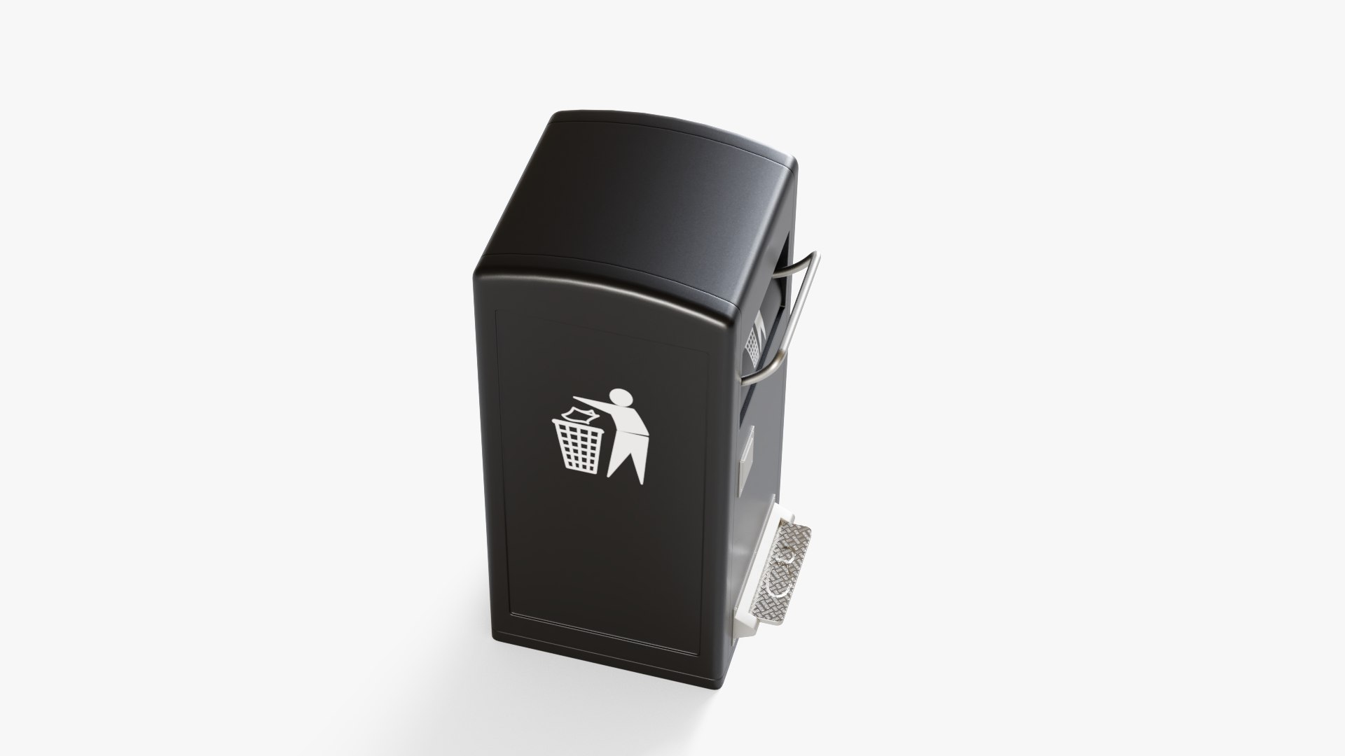 3D Trash Bin Model - TurboSquid 1743367