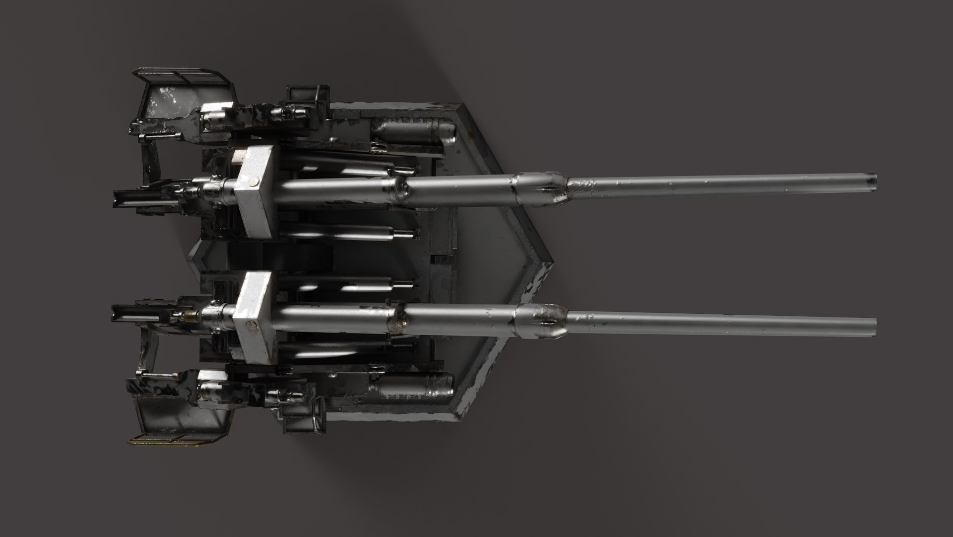 12-8 Cm Flak Model - TurboSquid 2219599
