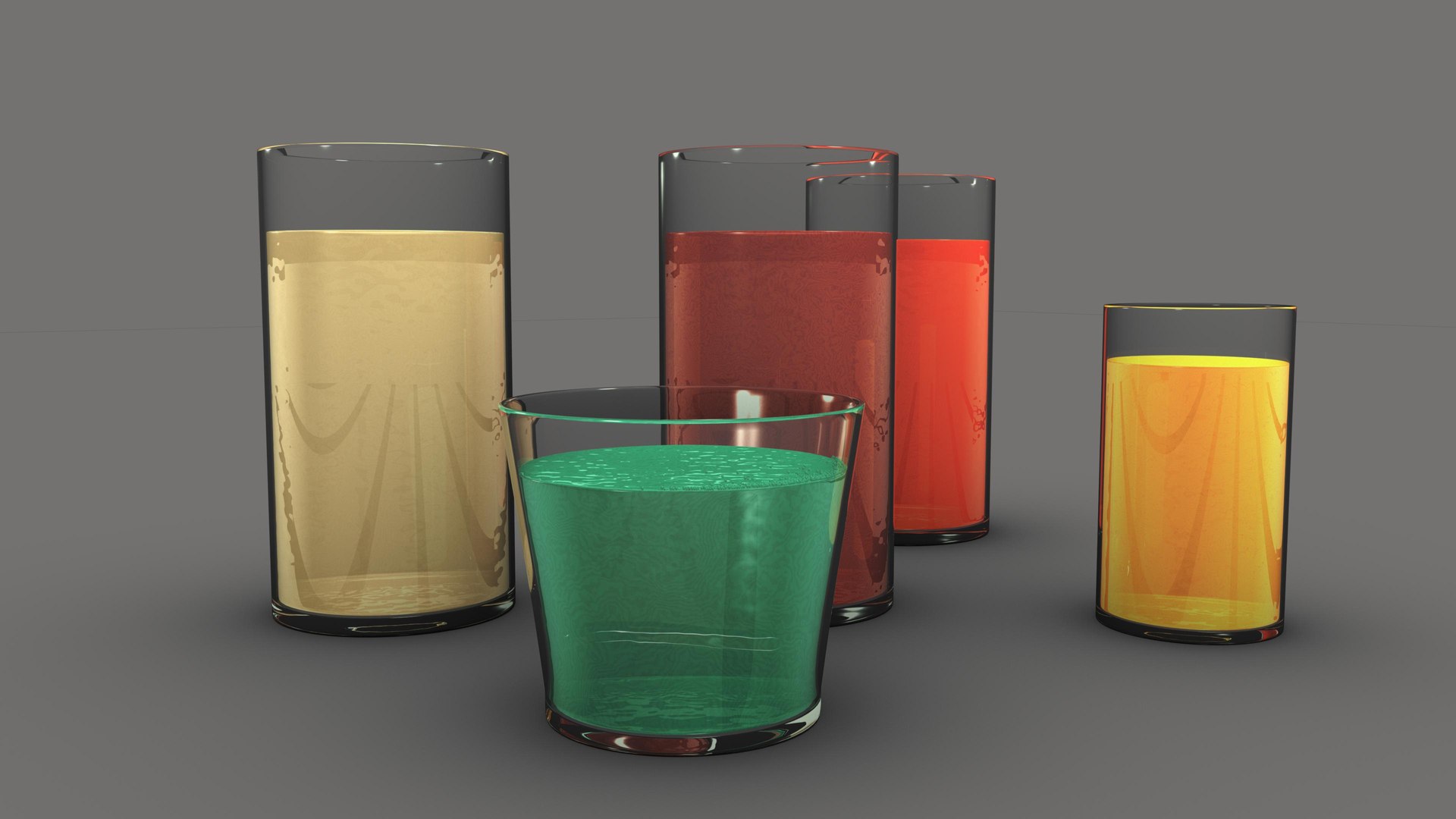 Juices 3D Model - TurboSquid 1803931