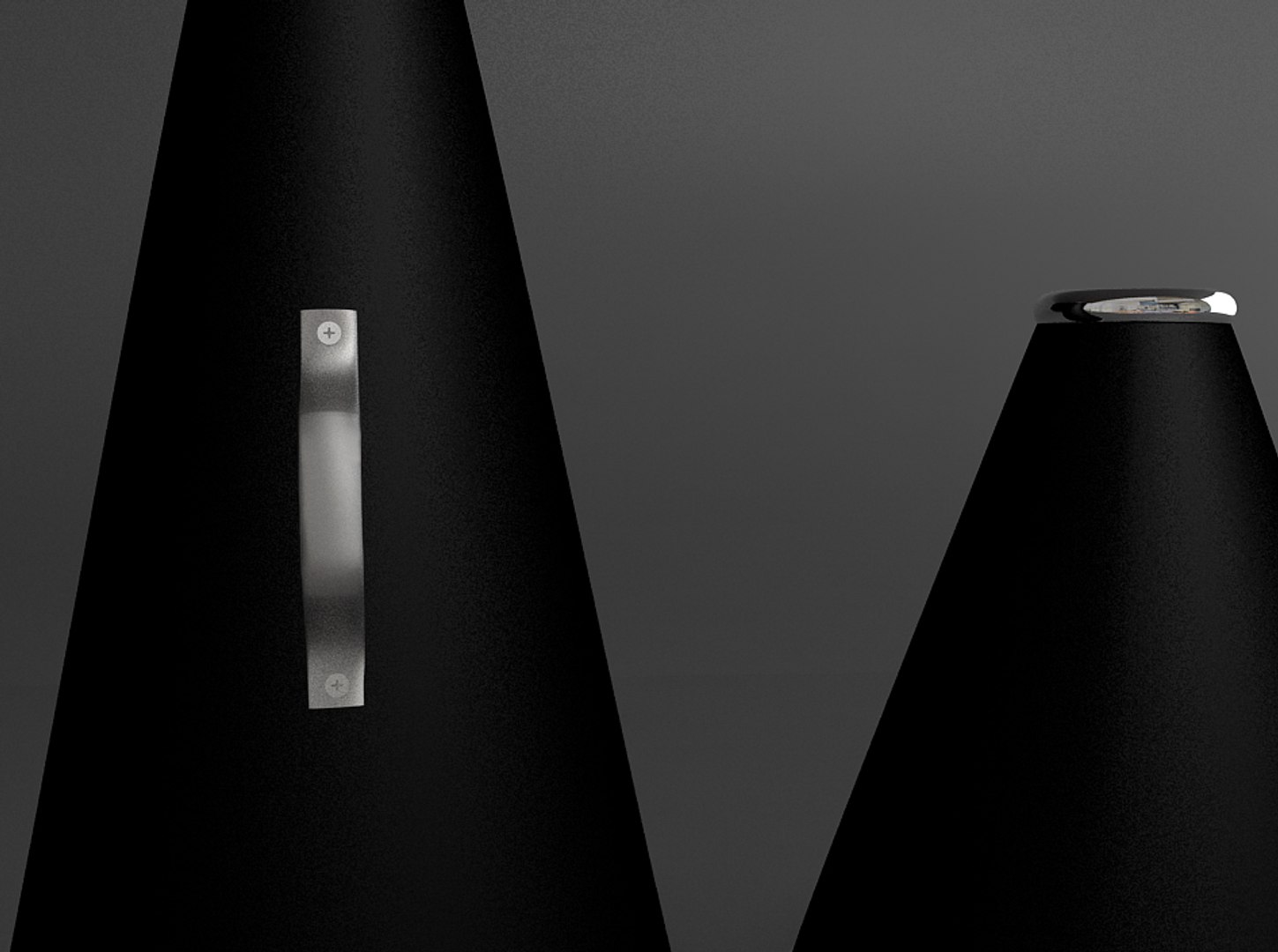 3d model of director bullhorn horn