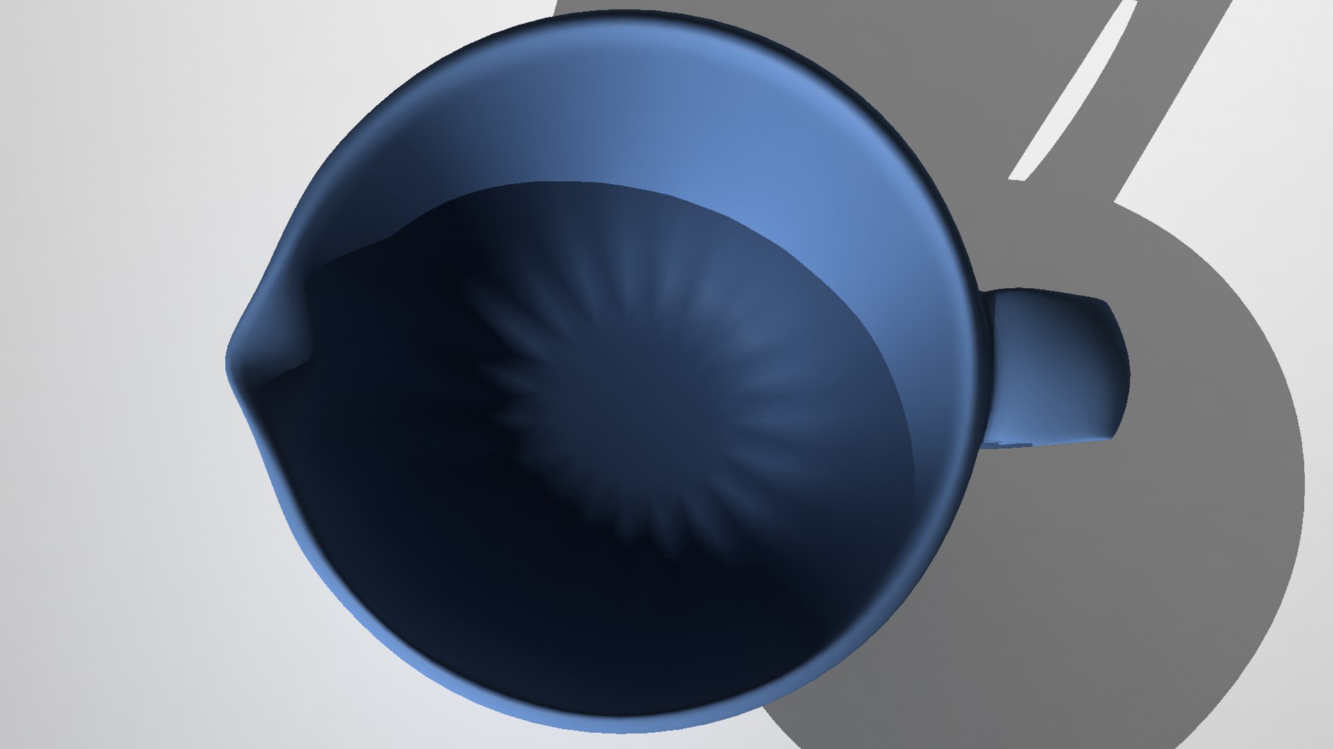 3d plastic water pitcher model