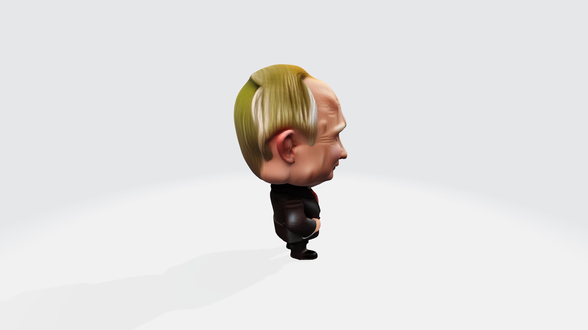 3D Putin Cartoon Bubblehead Model - TurboSquid 2358876