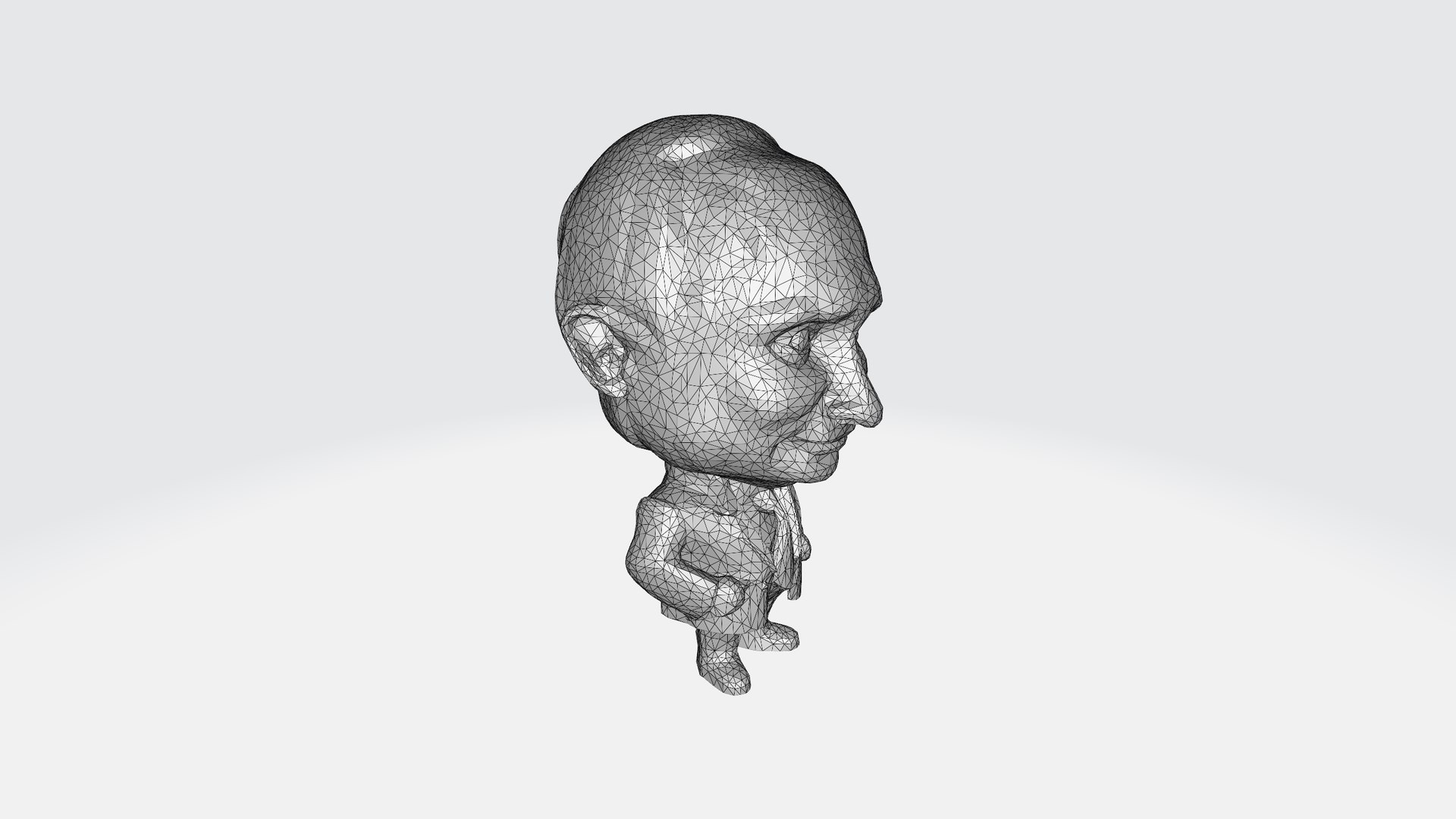 3D Putin Cartoon Bubblehead Model - TurboSquid 2358876