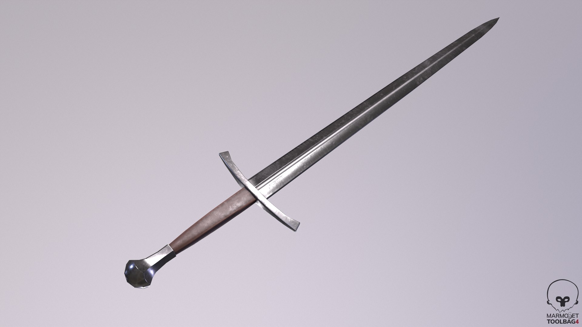 3D The Medieval Longsword LOW POLY - TurboSquid 1770997