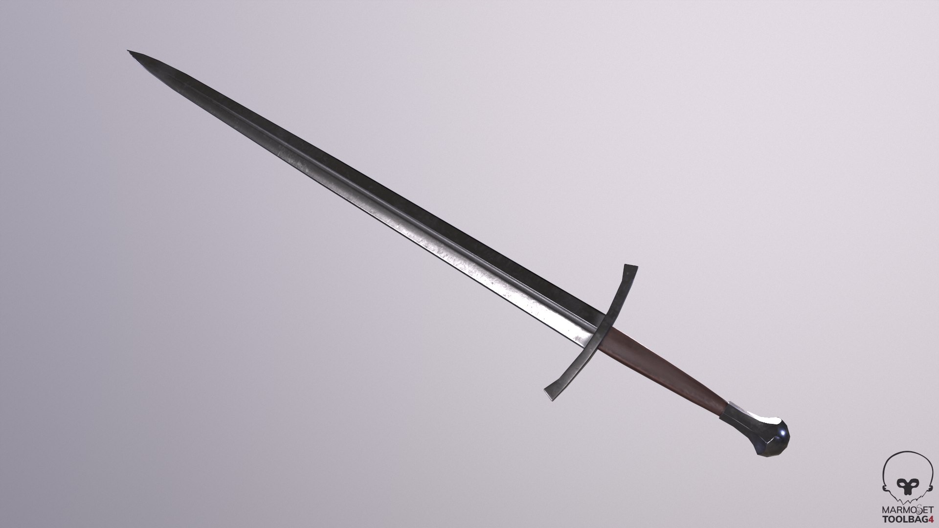 3D The Medieval Longsword LOW POLY - TurboSquid 1770997