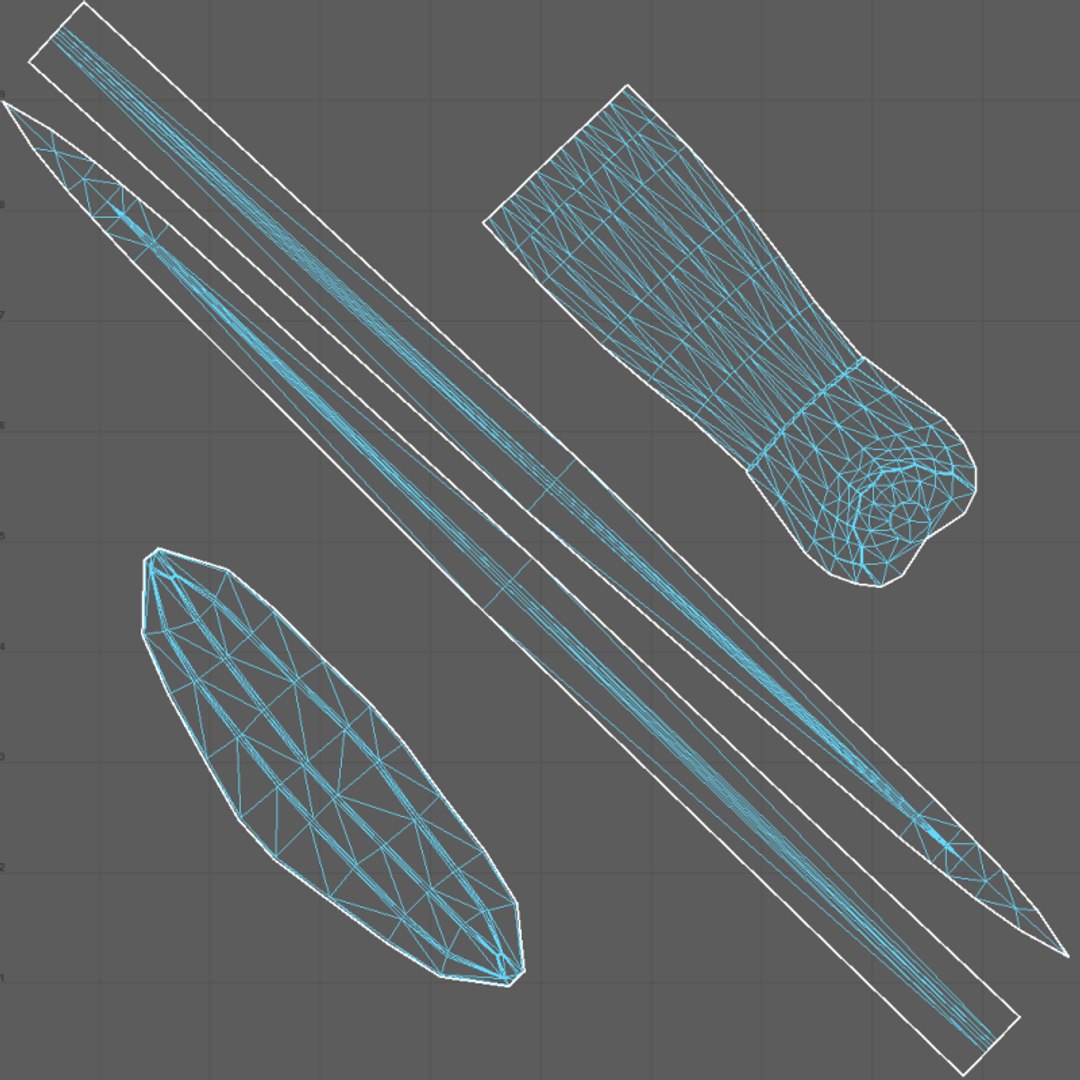 3D The Medieval Longsword LOW POLY - TurboSquid 1770997
