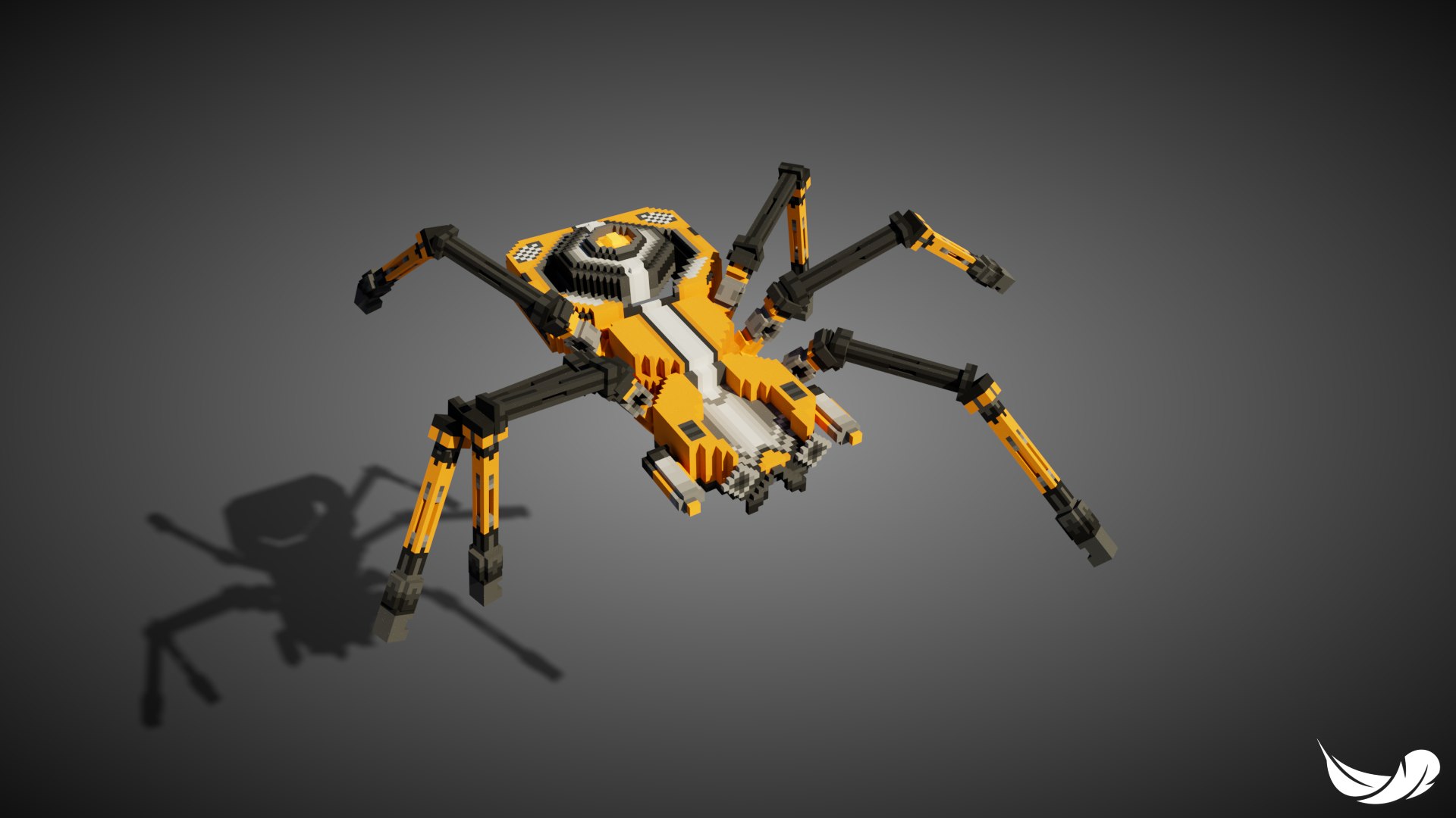 Spider-Mecha Bot Voxel Model Low-poly 3D Model 3D Model - TurboSquid ...