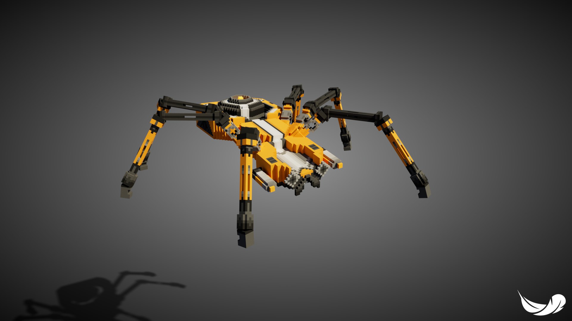 Spider-Mecha Bot Voxel Model Low-poly 3D Model 3D Model - TurboSquid ...