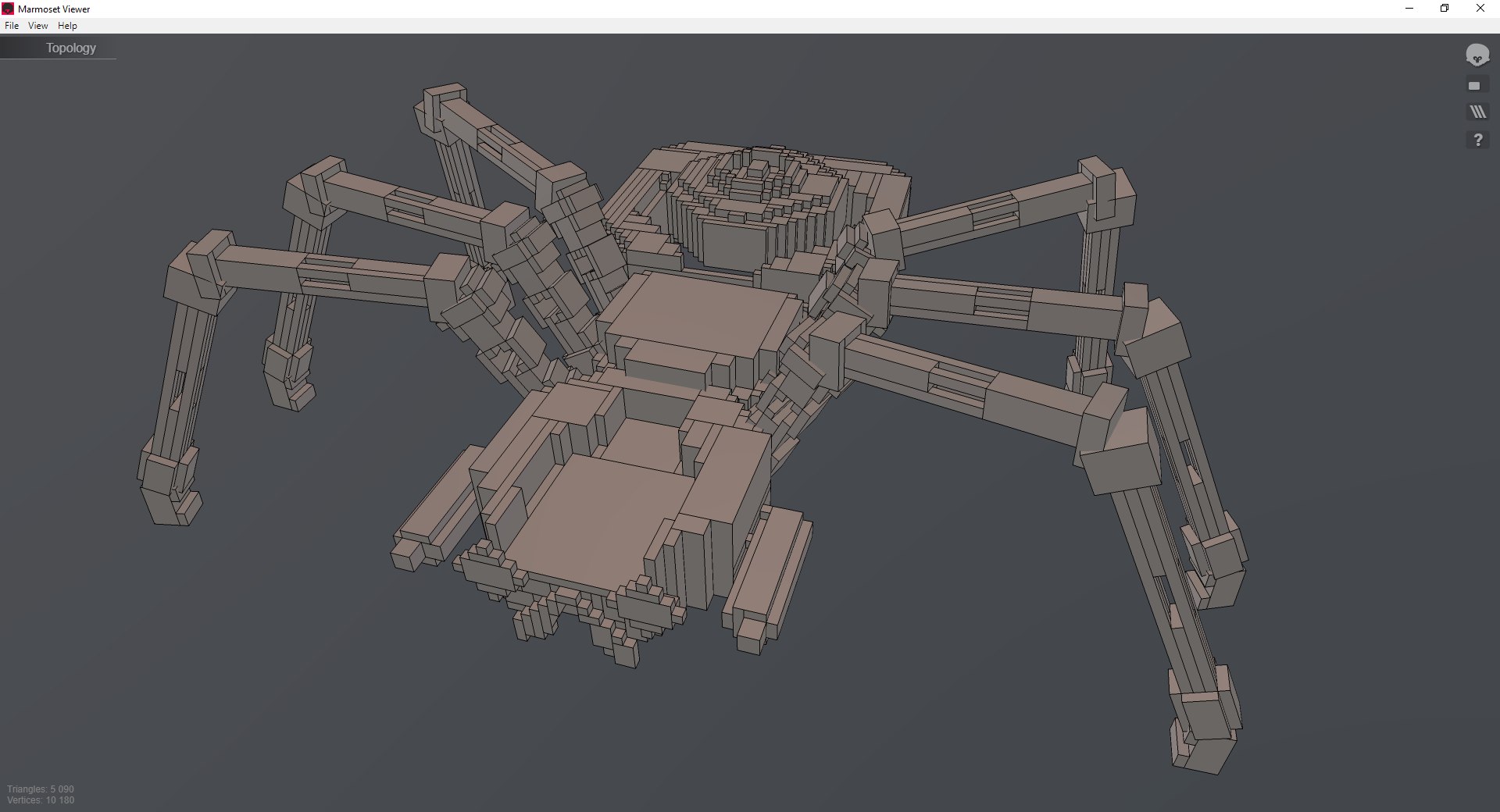 Spider-Mecha Bot Voxel Model Low-poly 3D Model 3D Model - TurboSquid ...