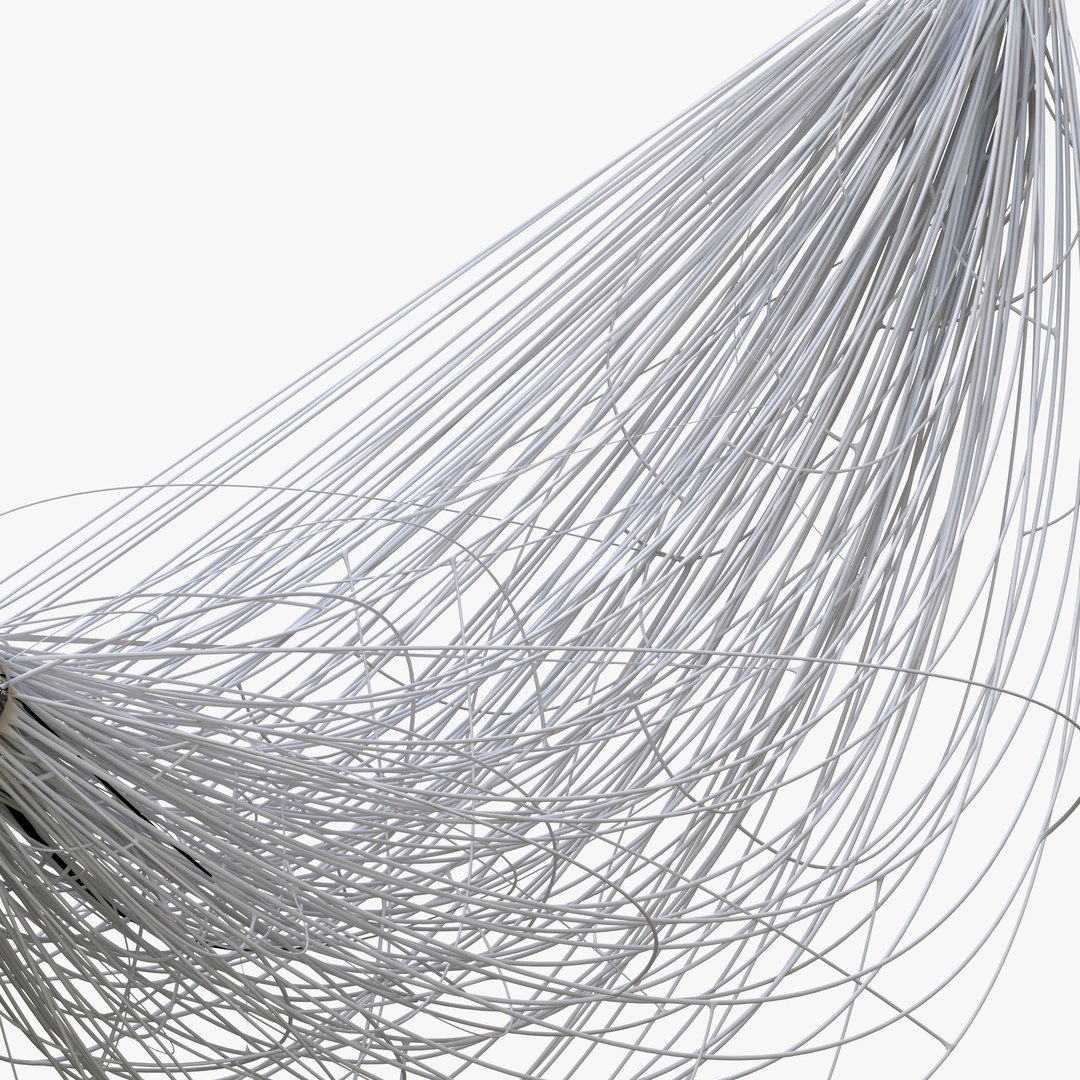 3D Model Cable Wire Web Bundle - TurboSquid 2050220