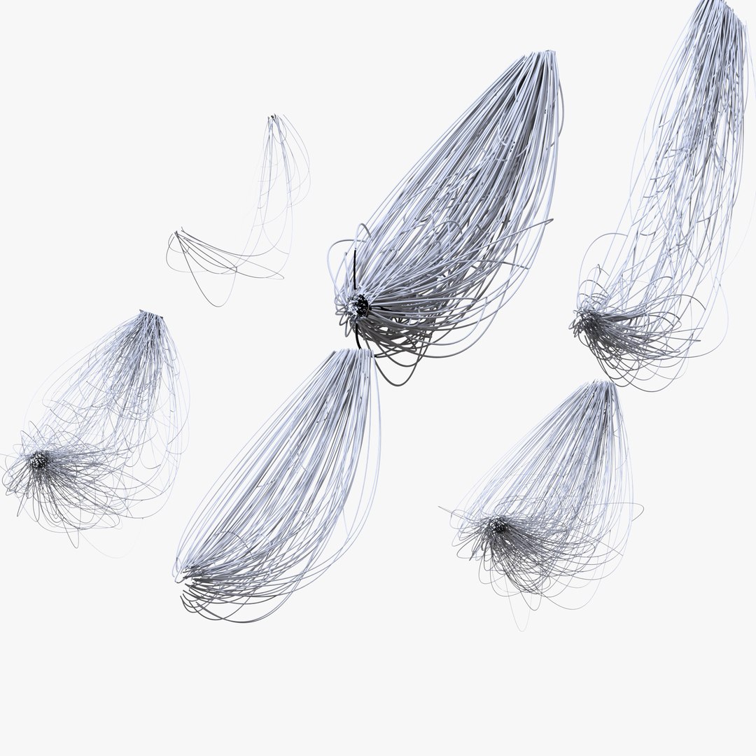 3D Model Cable Wire Web Bundle - TurboSquid 2050220