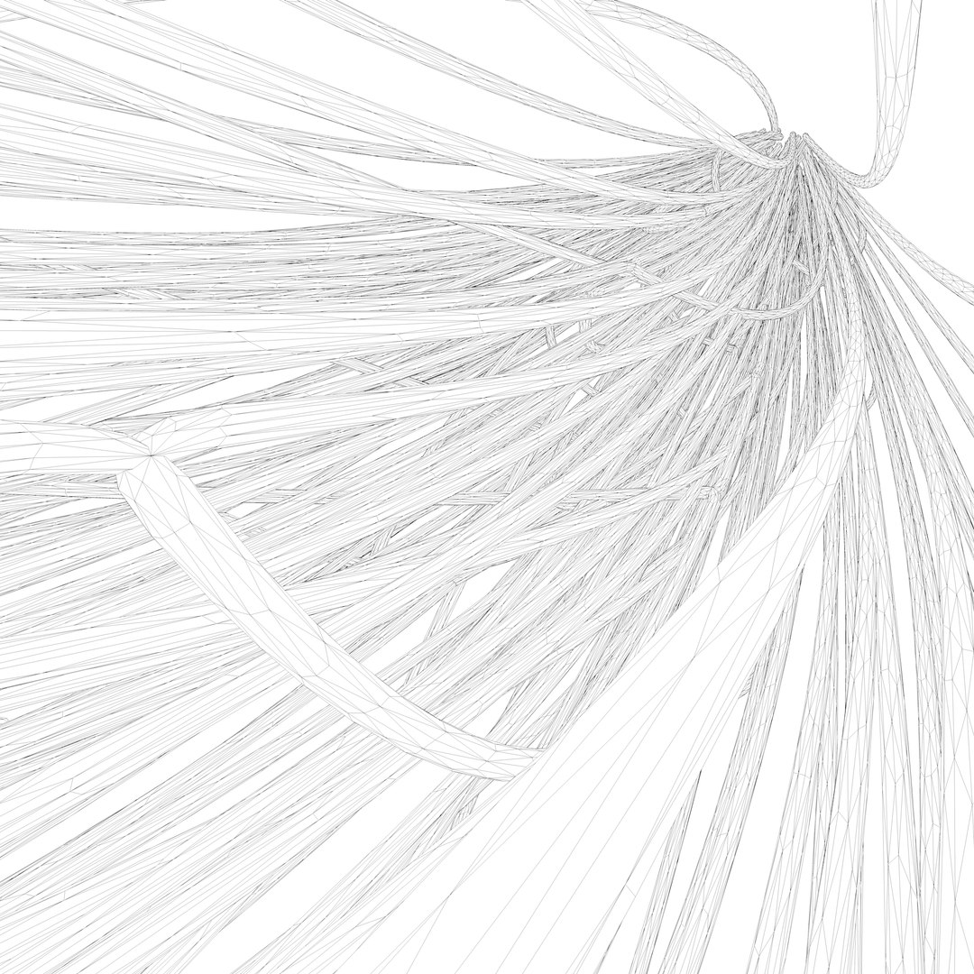 3D Model Cable Wire Web Bundle - TurboSquid 2050220