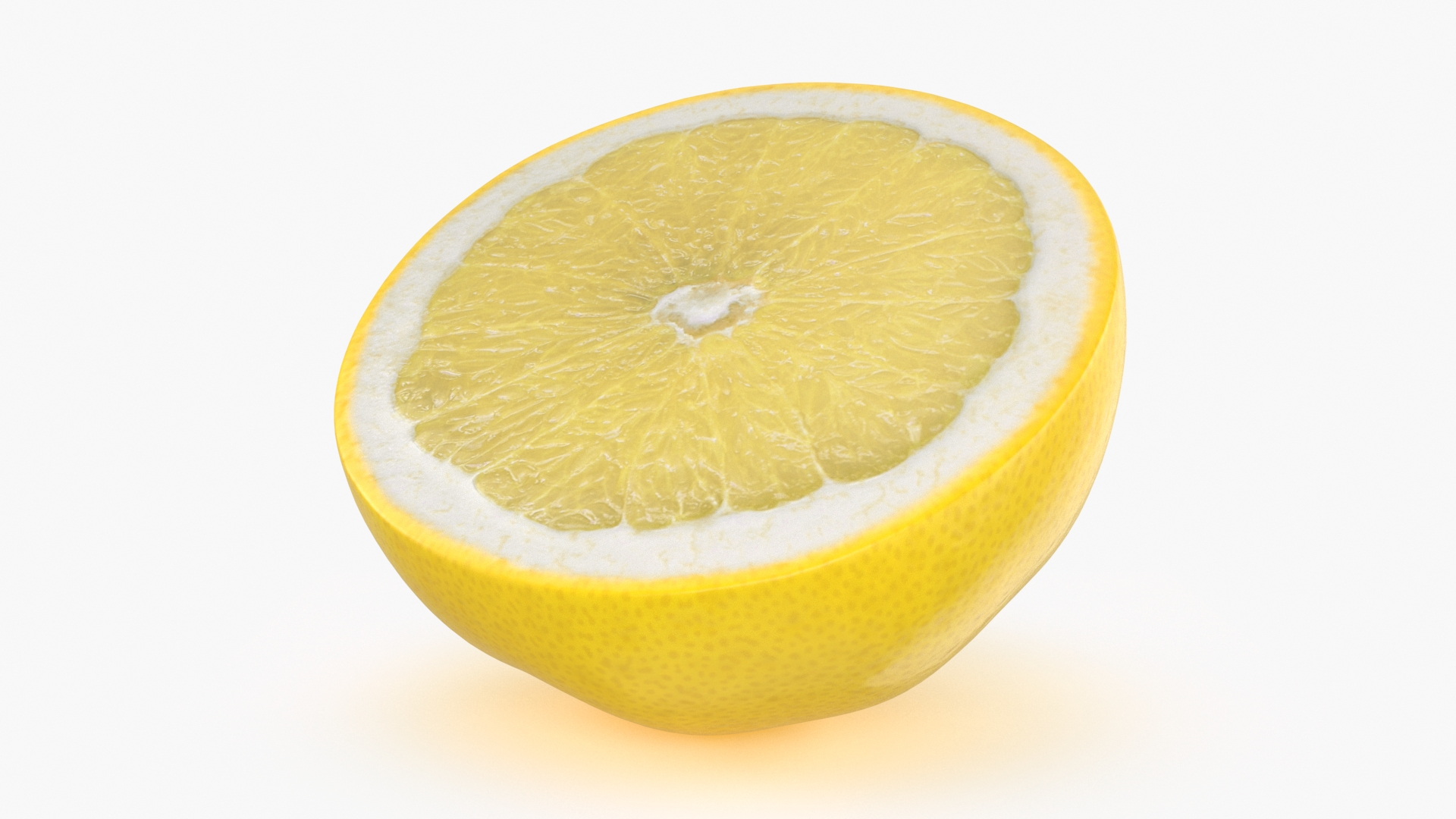 3D Model Half Yellow Grapefruit - TurboSquid 1997868