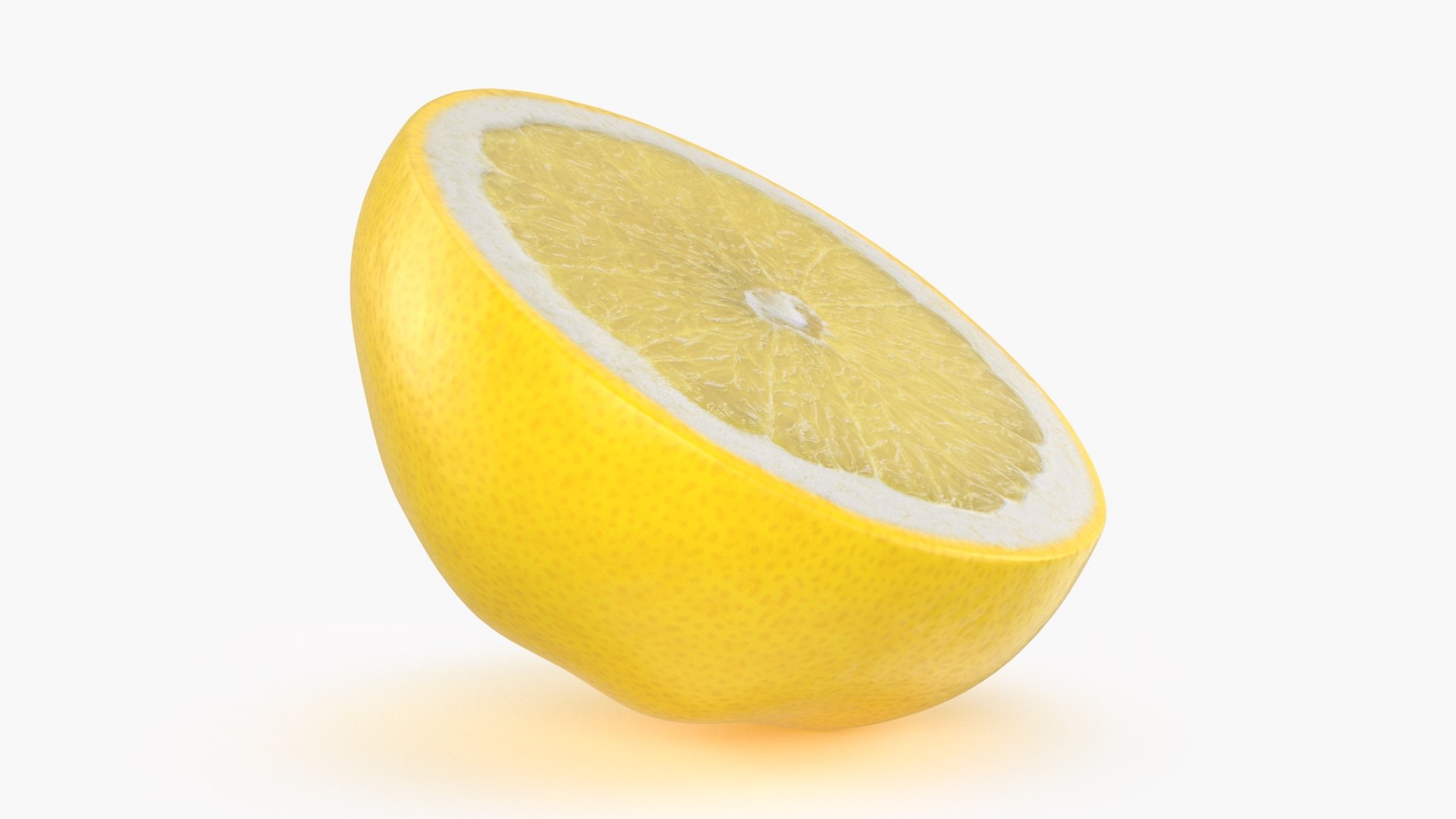 3D Model Half Yellow Grapefruit - TurboSquid 1997868