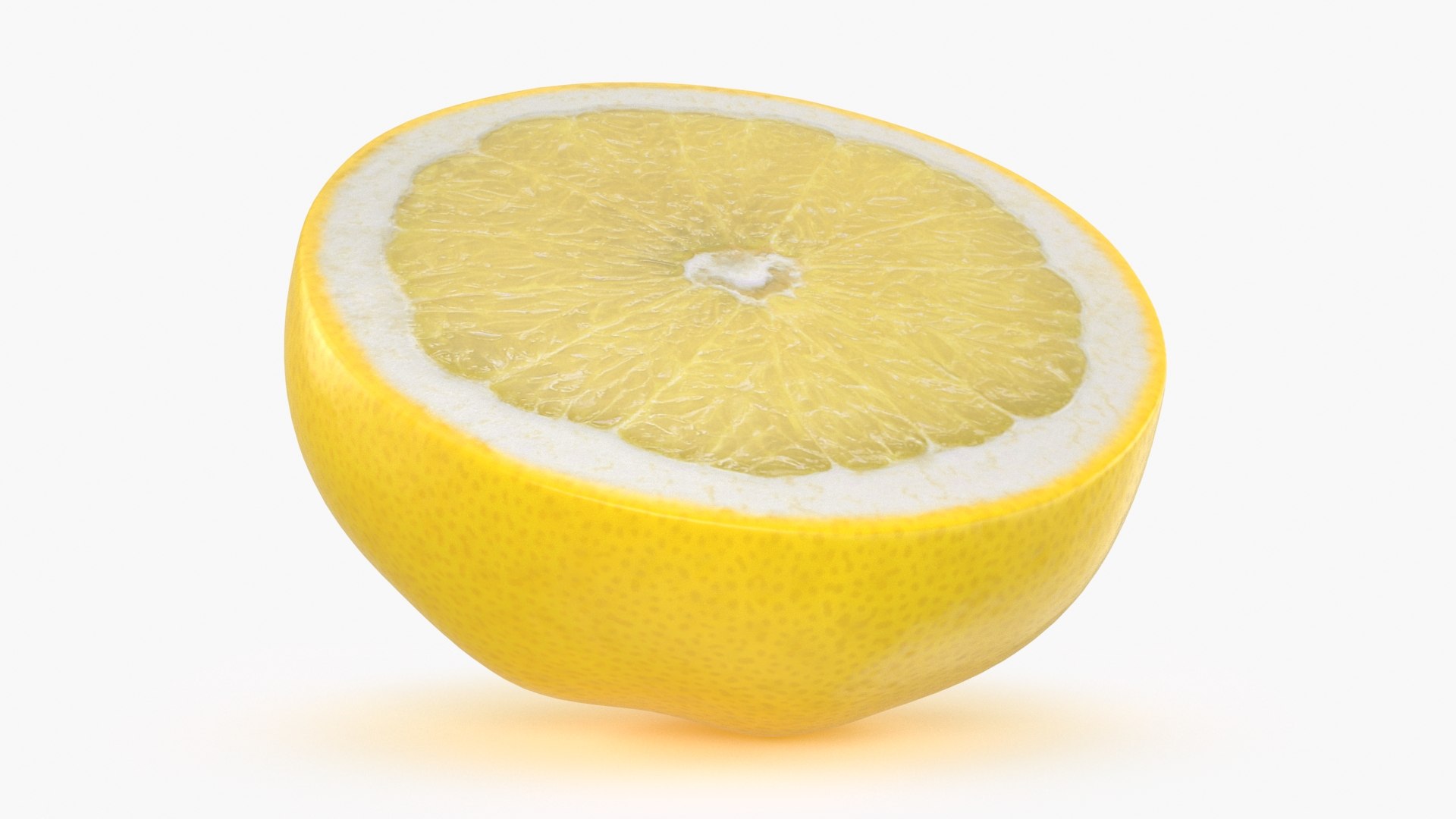 3D Model Half Yellow Grapefruit - TurboSquid 1997868