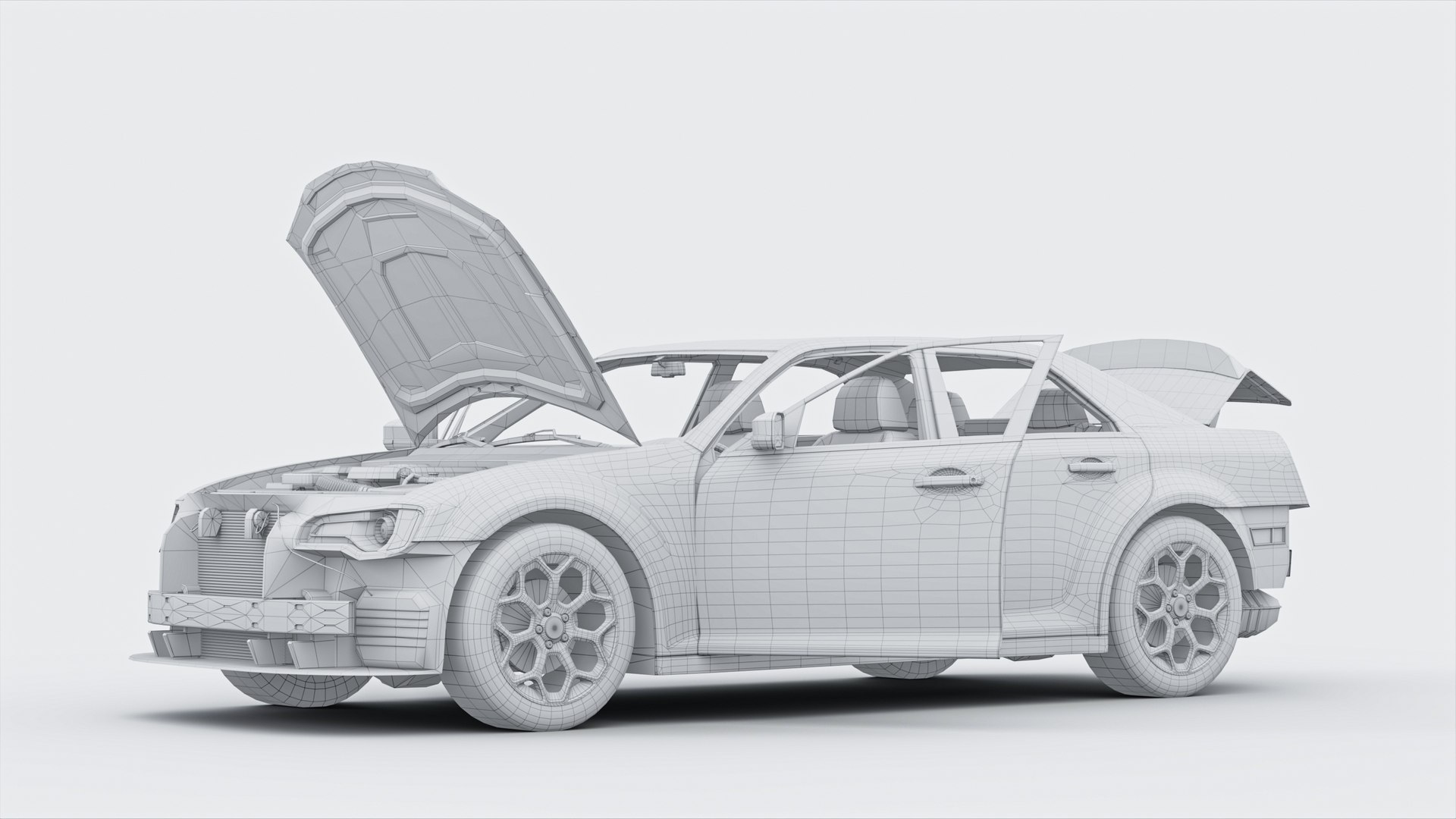 3D Model Chrysler C300 2020 - TurboSquid 2400914