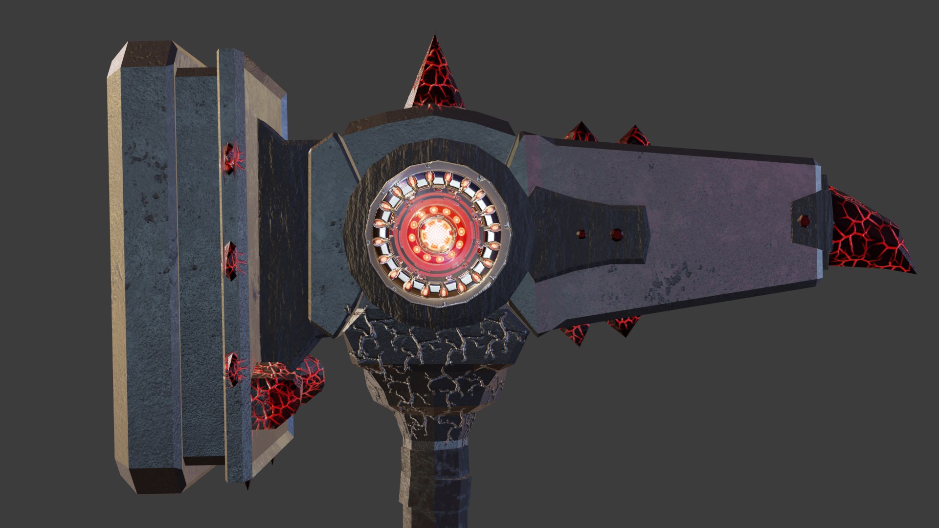 Black-red hammer model - TurboSquid 1649618