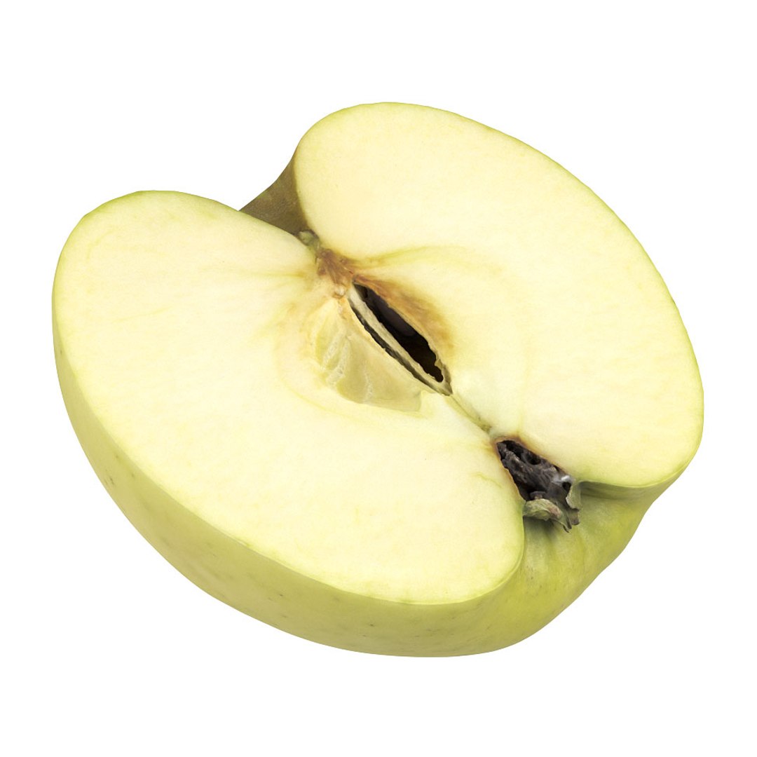 3D photorealistic scanned apple half - TurboSquid 1503437