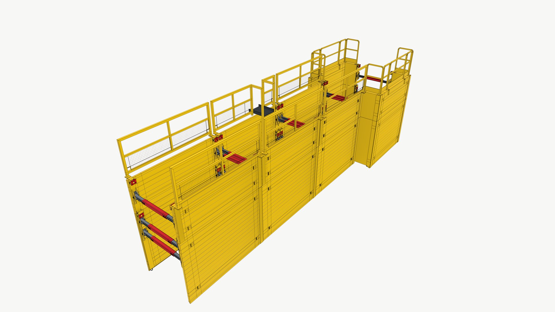 3D Shoring Setup - TurboSquid 2352156