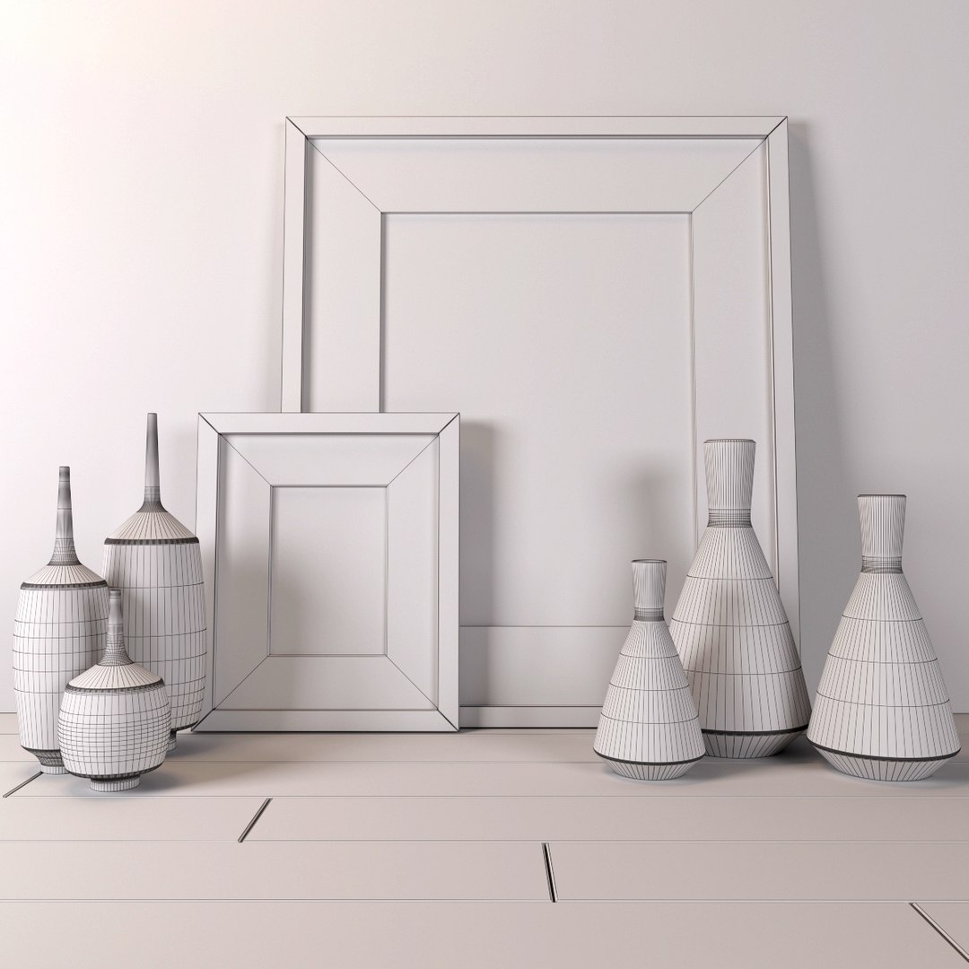 Decor Set 3d Model