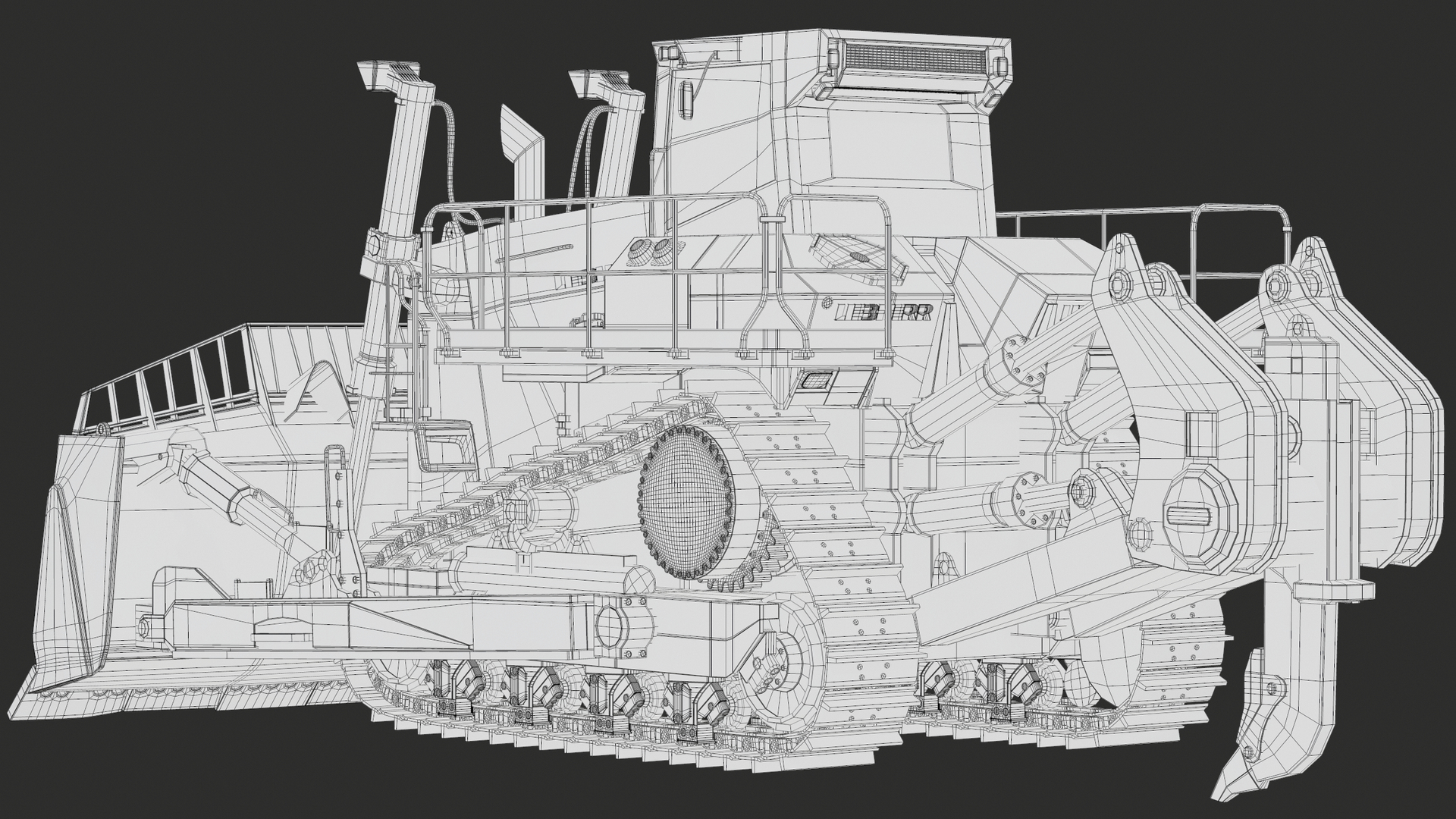 3D Mining Bulldozer Liebherr PR 776 PBR - TurboSquid 1724137