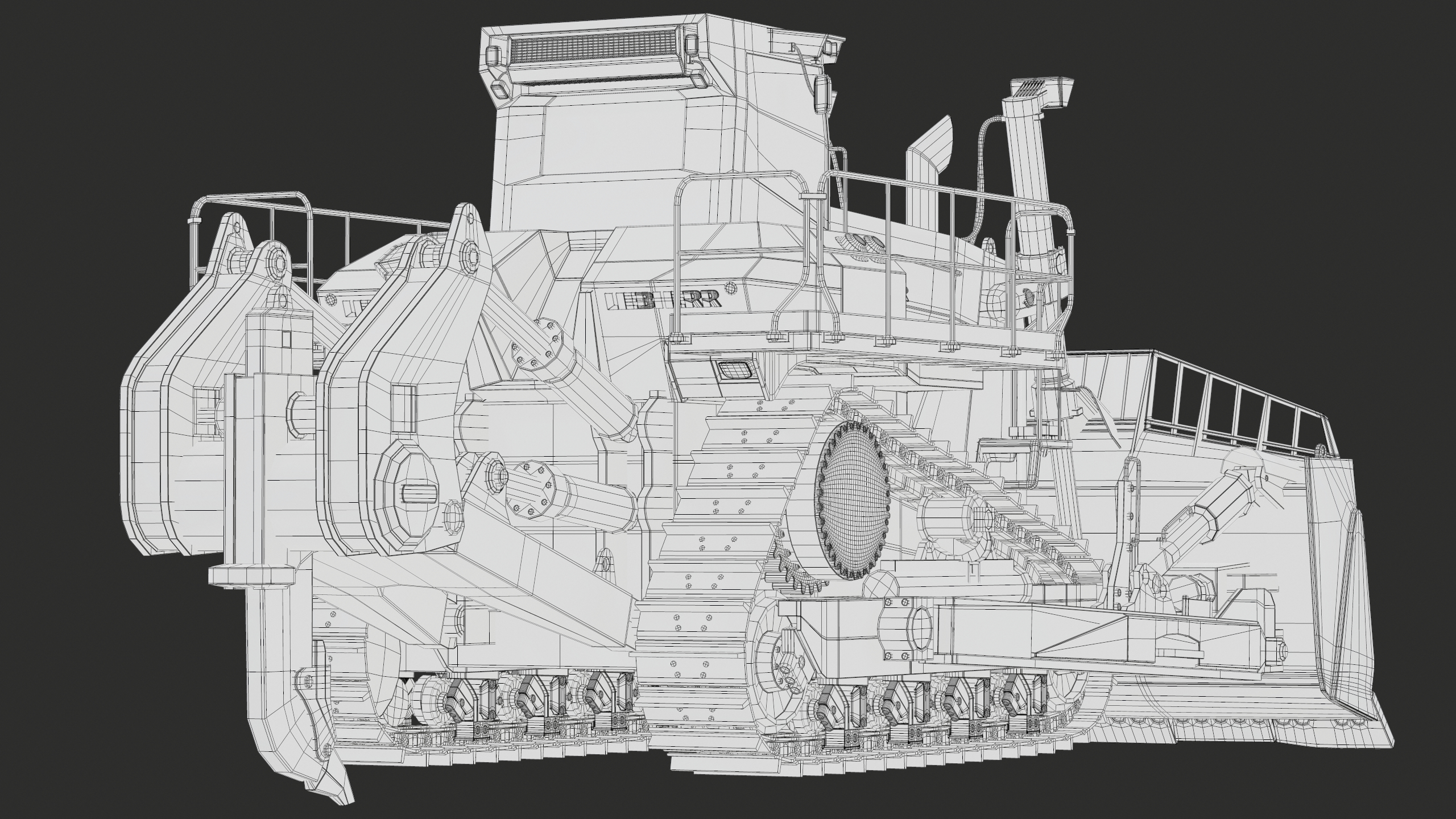 3D Mining Bulldozer Liebherr PR 776 PBR - TurboSquid 1724137