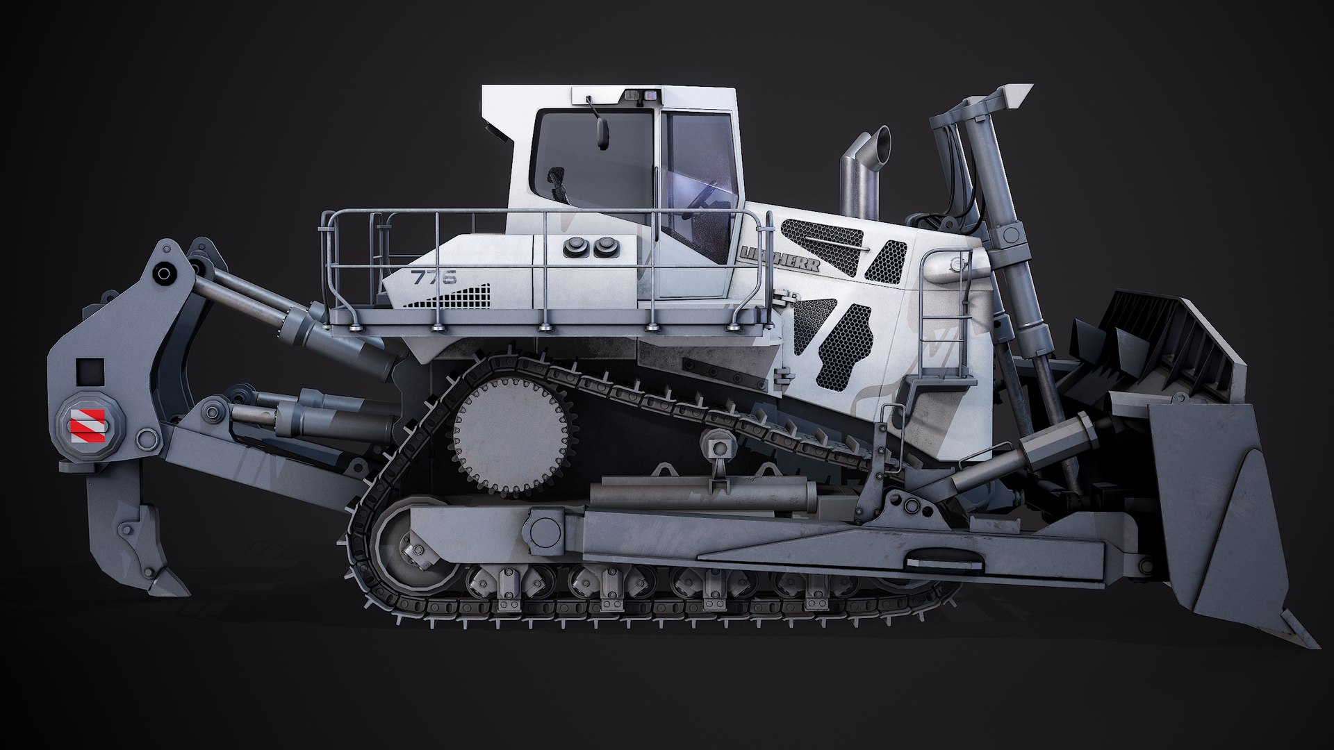 3D Mining Bulldozer Liebherr PR 776 PBR - TurboSquid 1724137